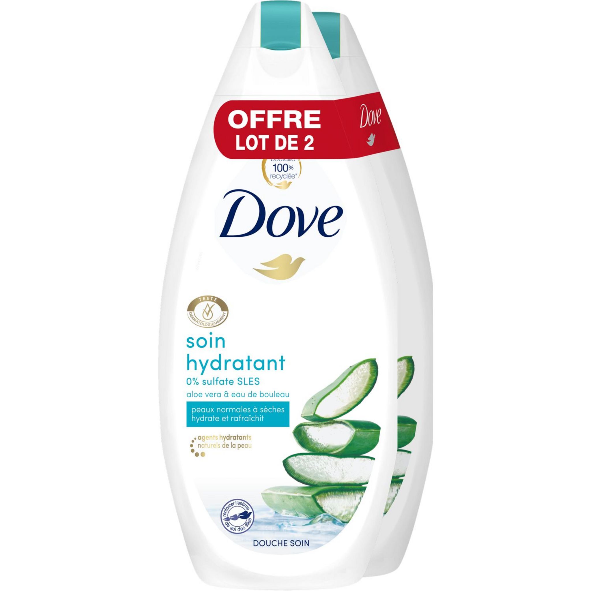 DOVE Gel douche soin surgras à l'huile d'amande pour peaux agressées ...