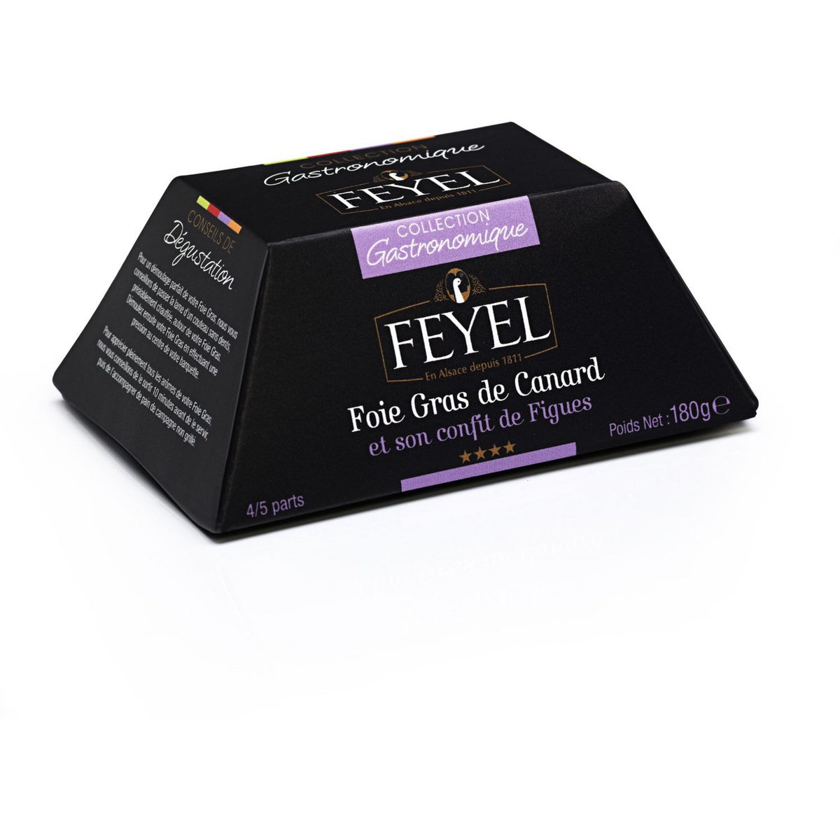 FEYEL Foie gras de canard et son confit de figues 4 à 5 portions 180g ...