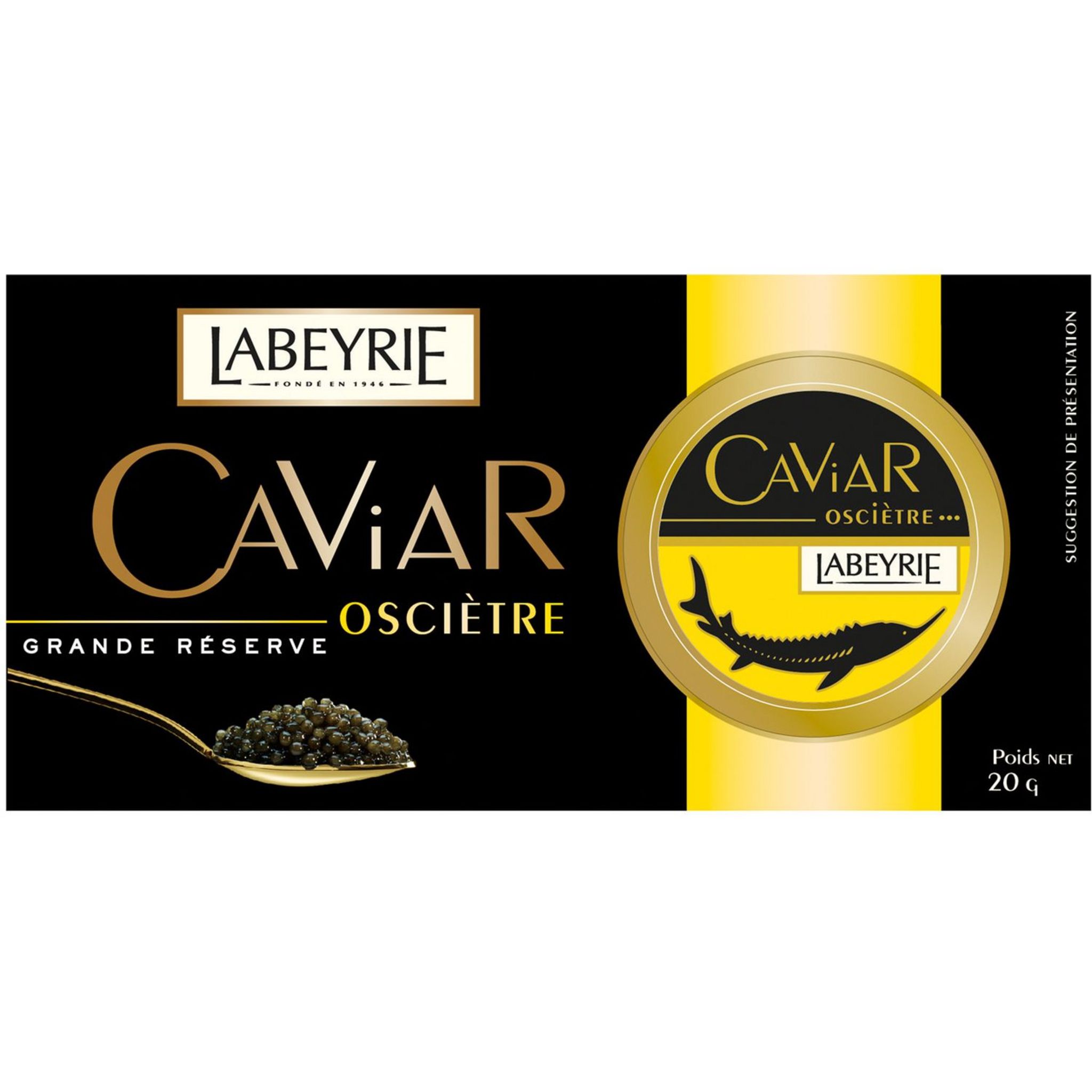 LABEYRIE Labeyrie caviar oscietre 20g pas cher - Auchan.fr