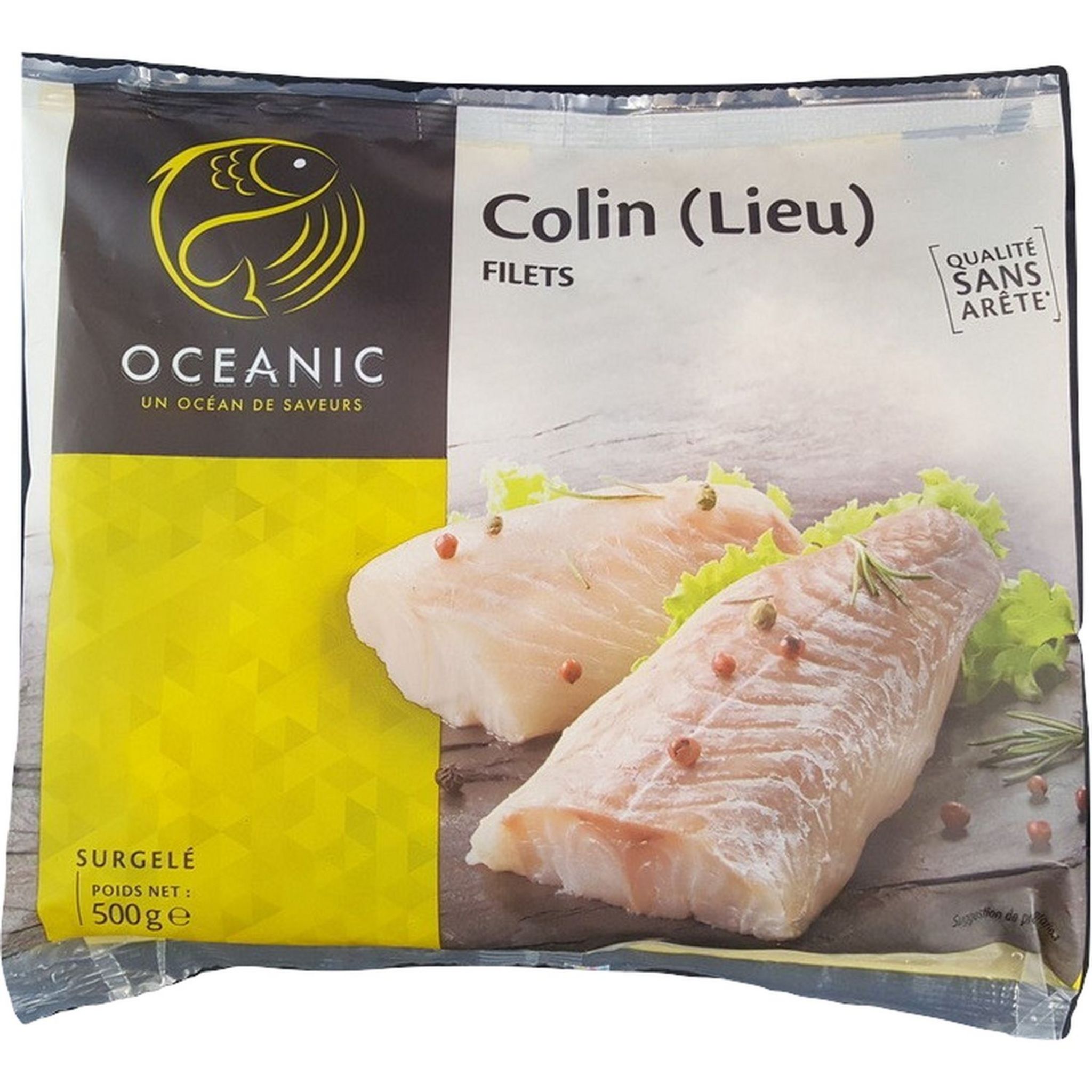colin lieu filet sans arêtes 500g pas cher - Auchan.fr