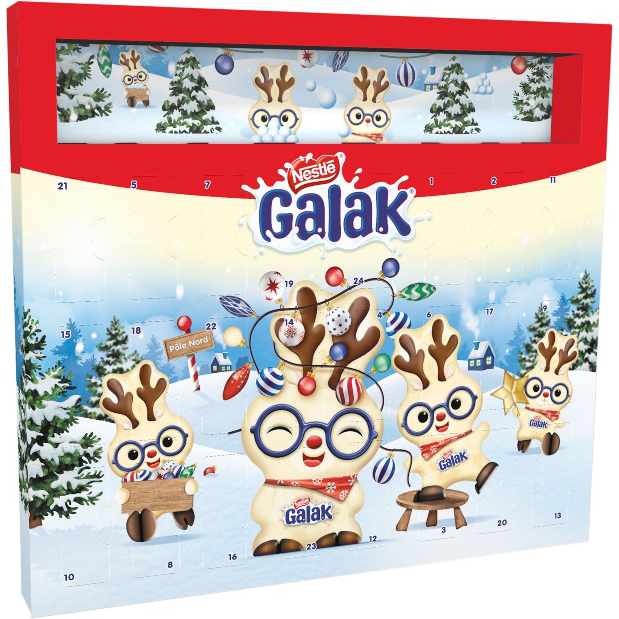 GALAK Calendrier de l'avent 181g pas cher - Auchan.fr