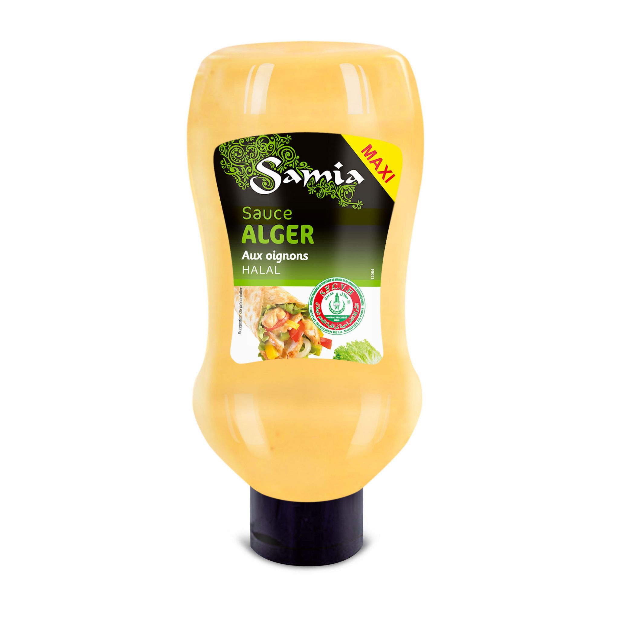 SAMIA Sauce Alger aux oignons halal en squeeze 875ml pas cher - Auchan.fr