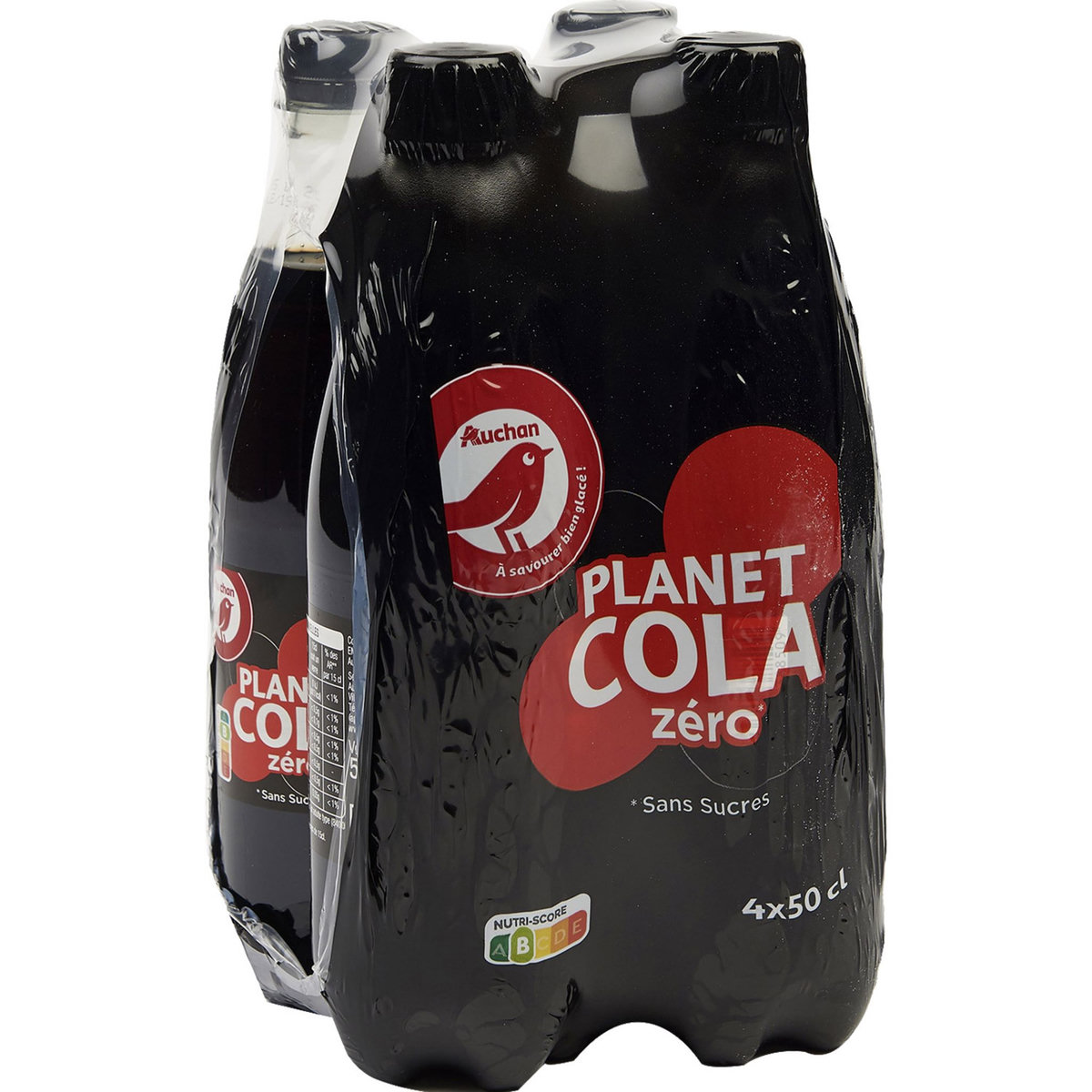 AUCHAN Planet cola boisson gazeuse aux extraits végétaux zéro sucre ...