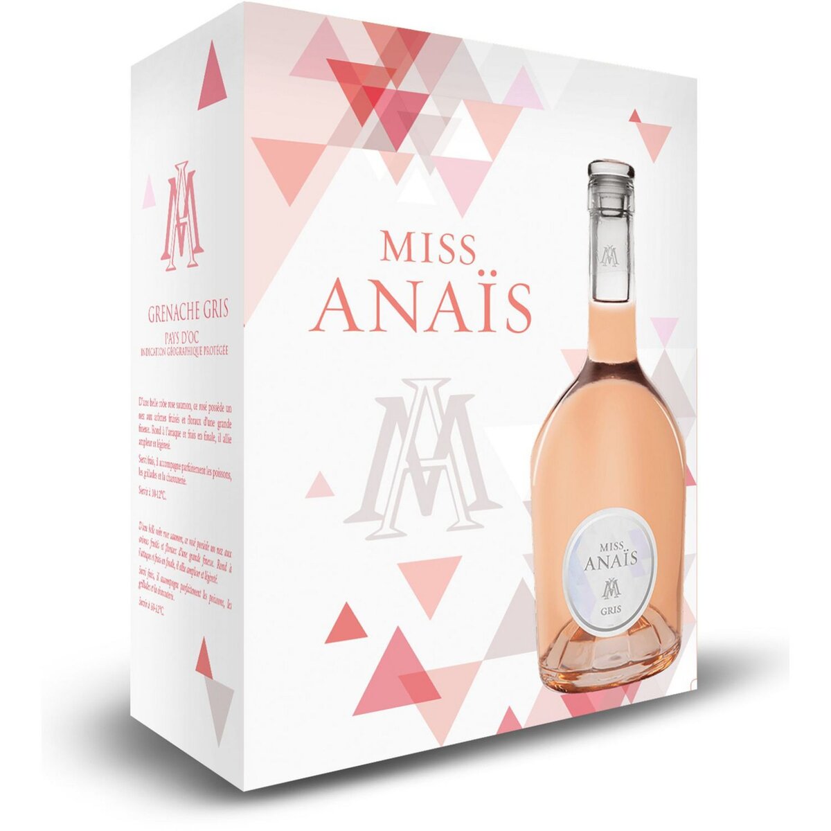 IGP Pays-d'Oc Miss Anaïs gris Bib 3L pas cher - Auchan.fr