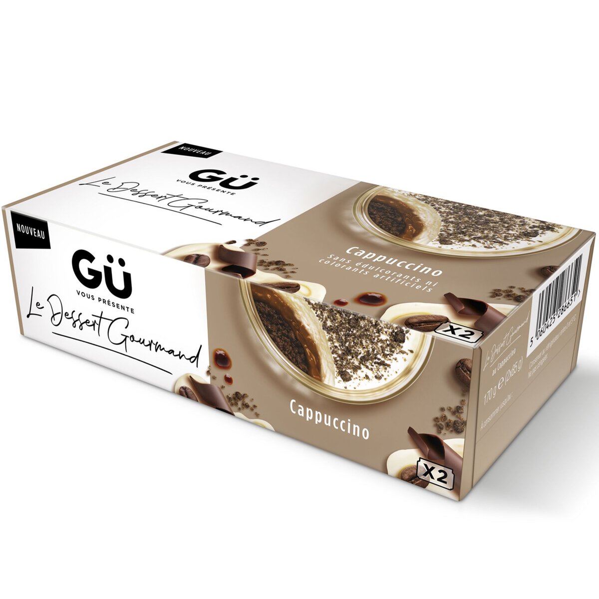 GU Dessert gourmand cappuccino 2x80g pas cher - Auchan.fr