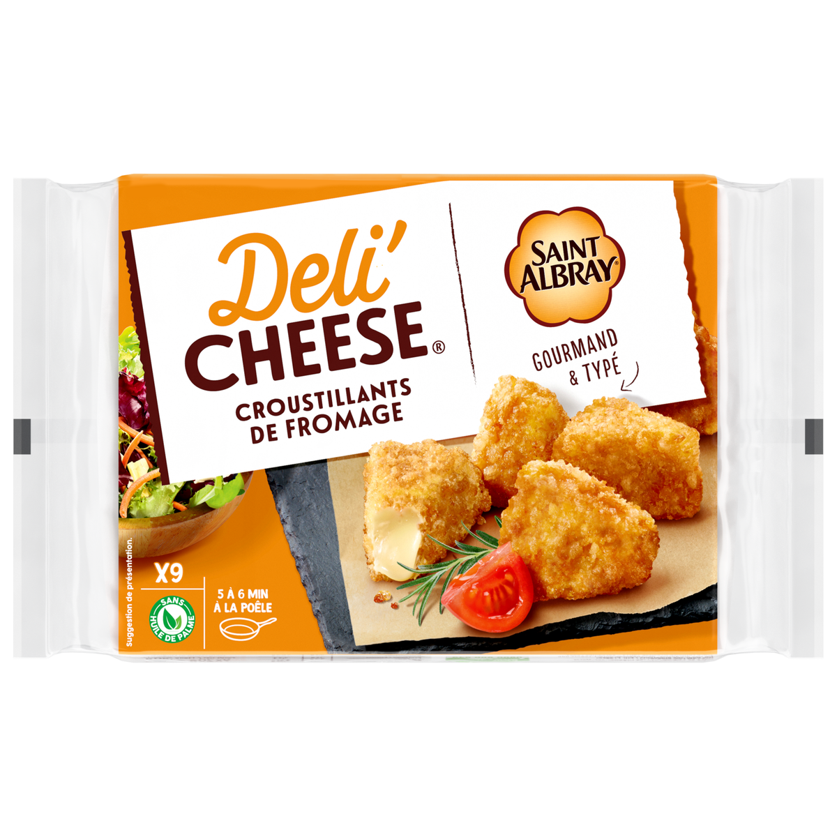 DELI'CHEESE Croustillants au fromage St-Albray 9x20g pas cher - Auchan.fr