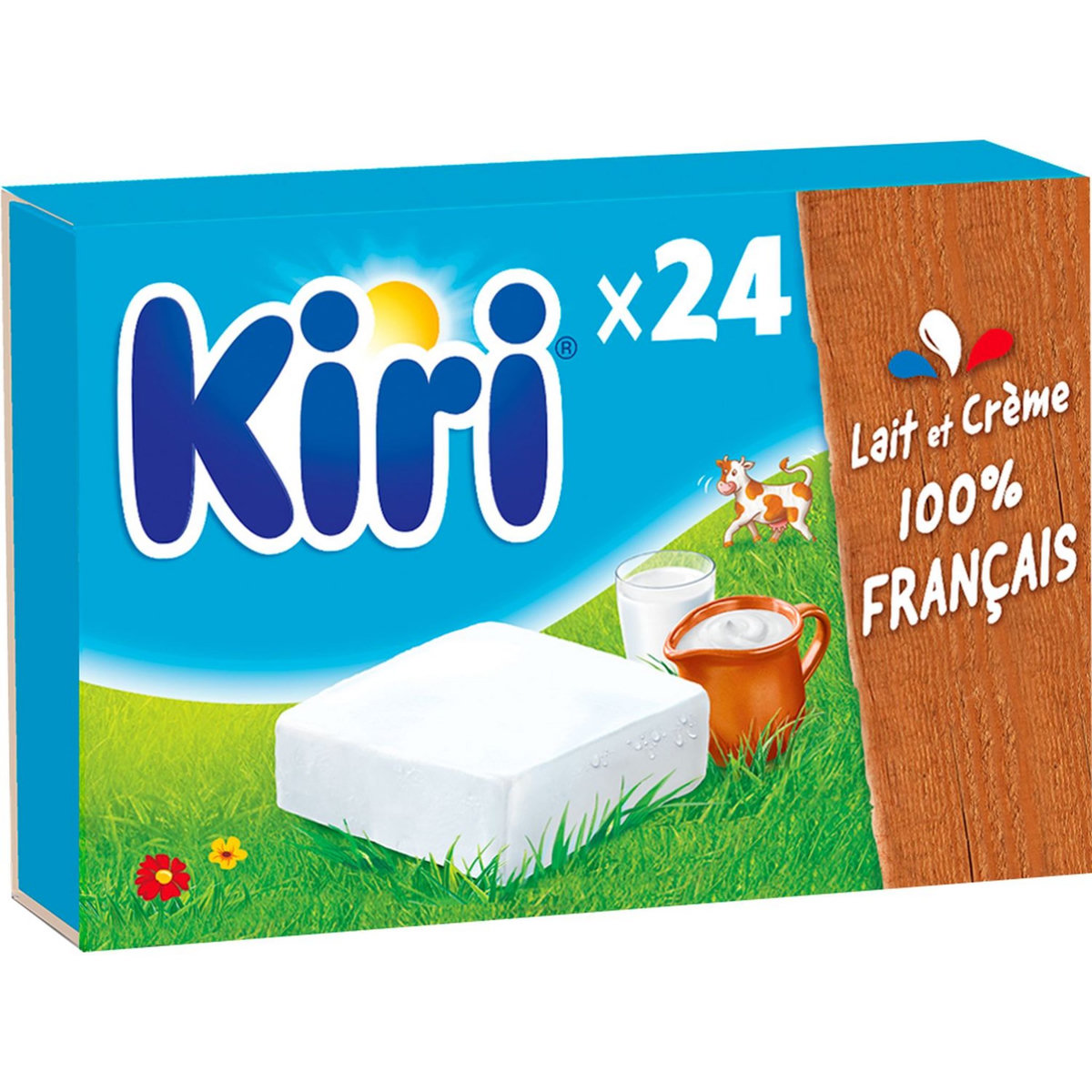 KIRI Fromage fondu à la crème en portion 24 portions 432g pas cher ...