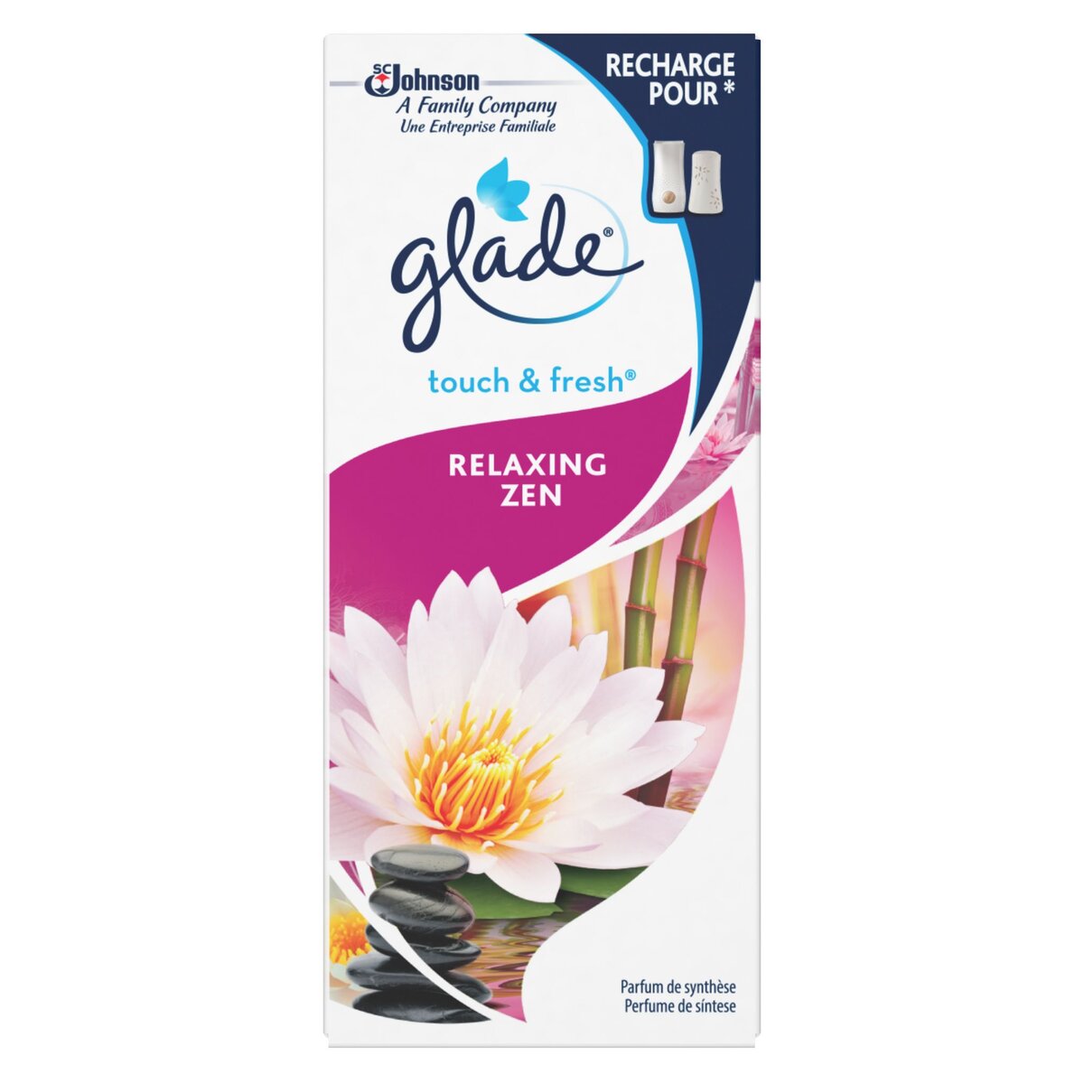 GLADE Recharge relaxing zen pour diffuseur touch & fresh 1 recharge pas ...