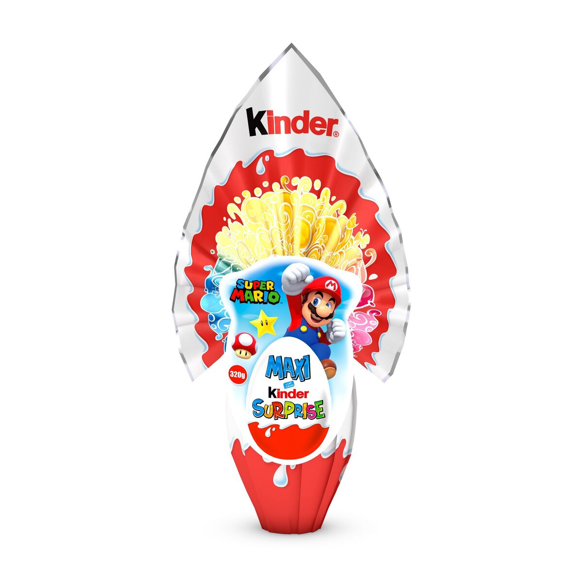 KINDER Maxi surprise super mario 320g pas cher - Auchan.fr