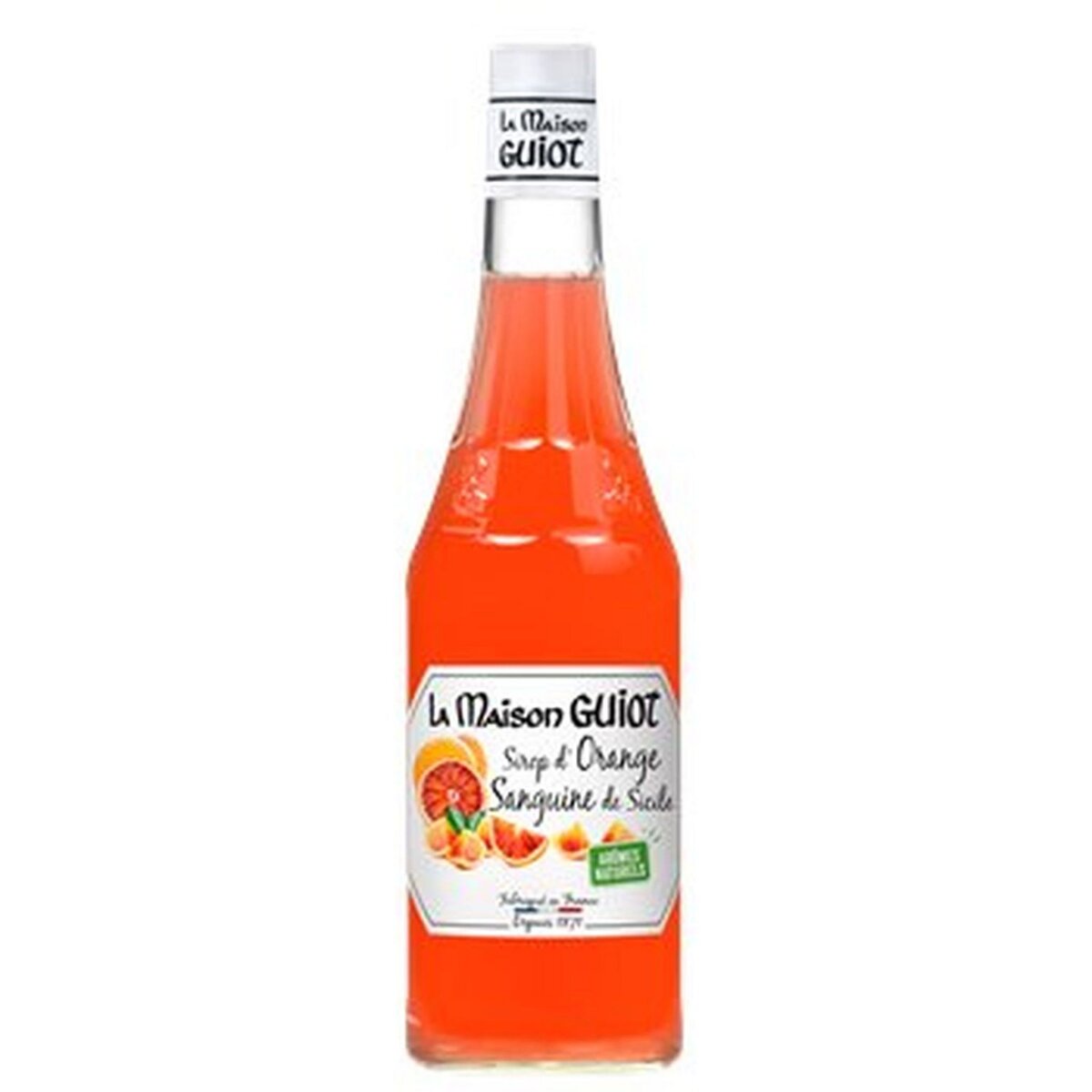 LA MAISON GUIOT Sirop d'orange sanguine de Sicile 70cl pas cher - Auchan.fr