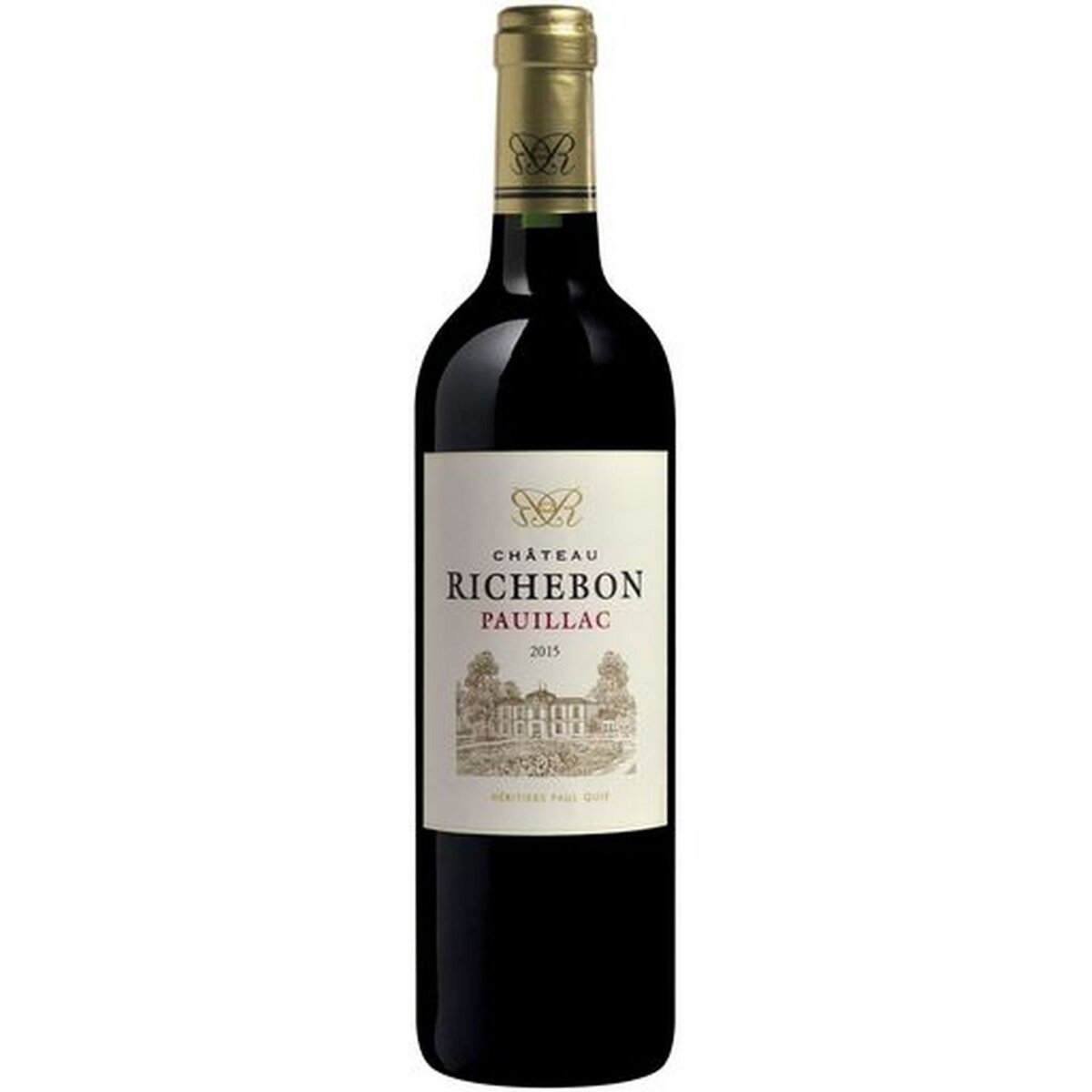 Vin rouge AOP Pauillac Château Richebon 2015 75cl pas cher - Auchan.fr