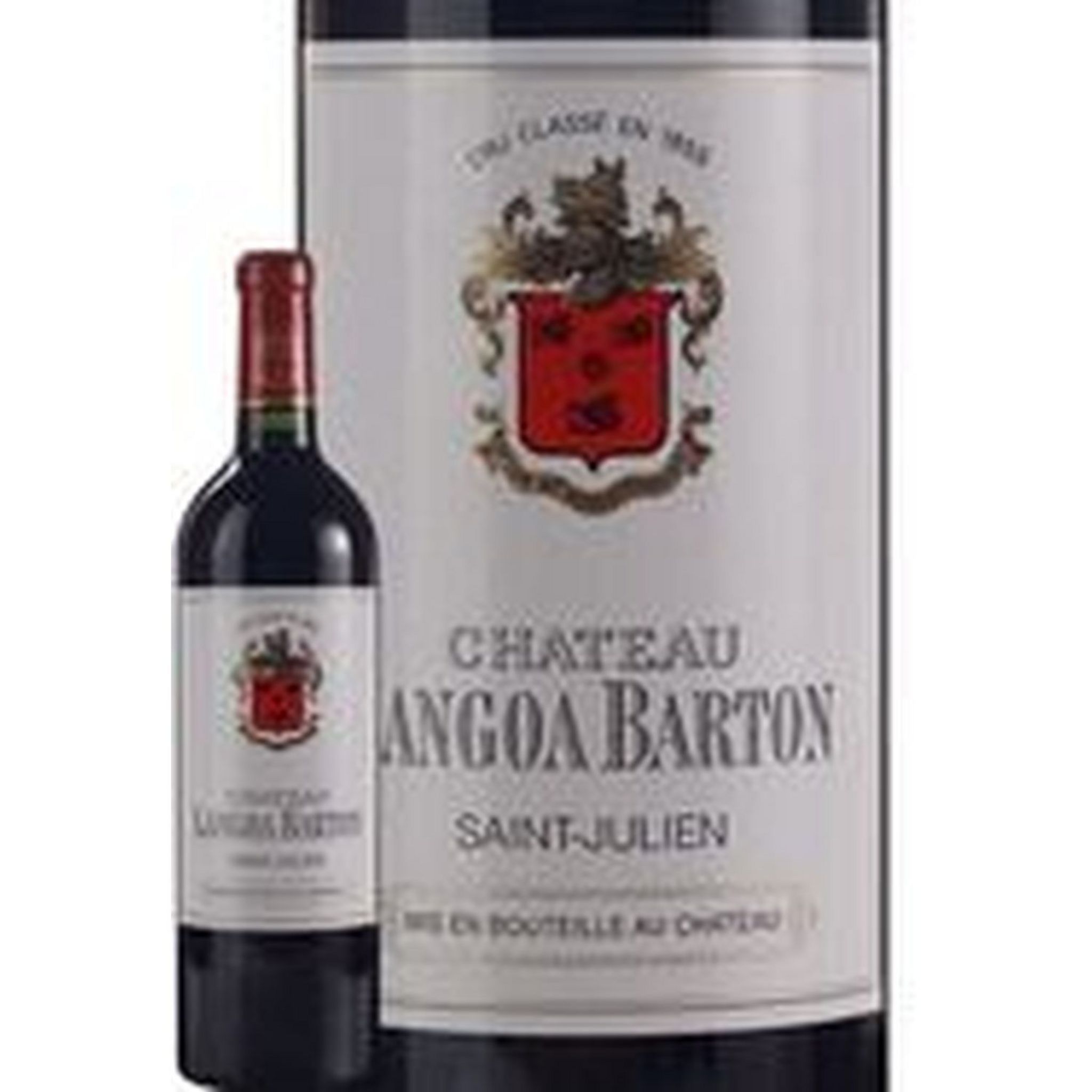 Vin rouge AOP Saint-Julien 3ème grand cru classé Château Langoa Barton ...