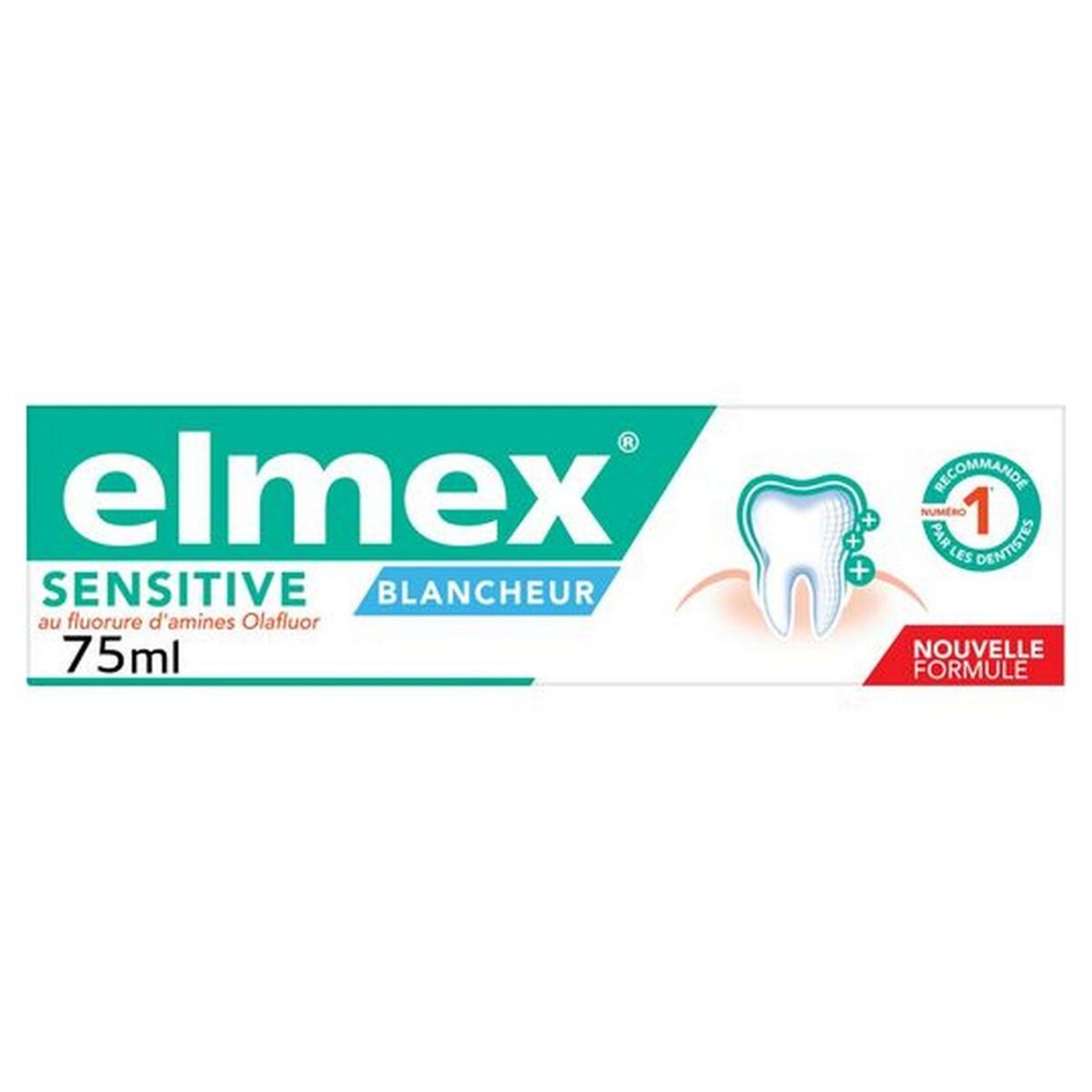 ELMEX Sensitive Dentifrice blancheur 75ml pas cher - Auchan.fr