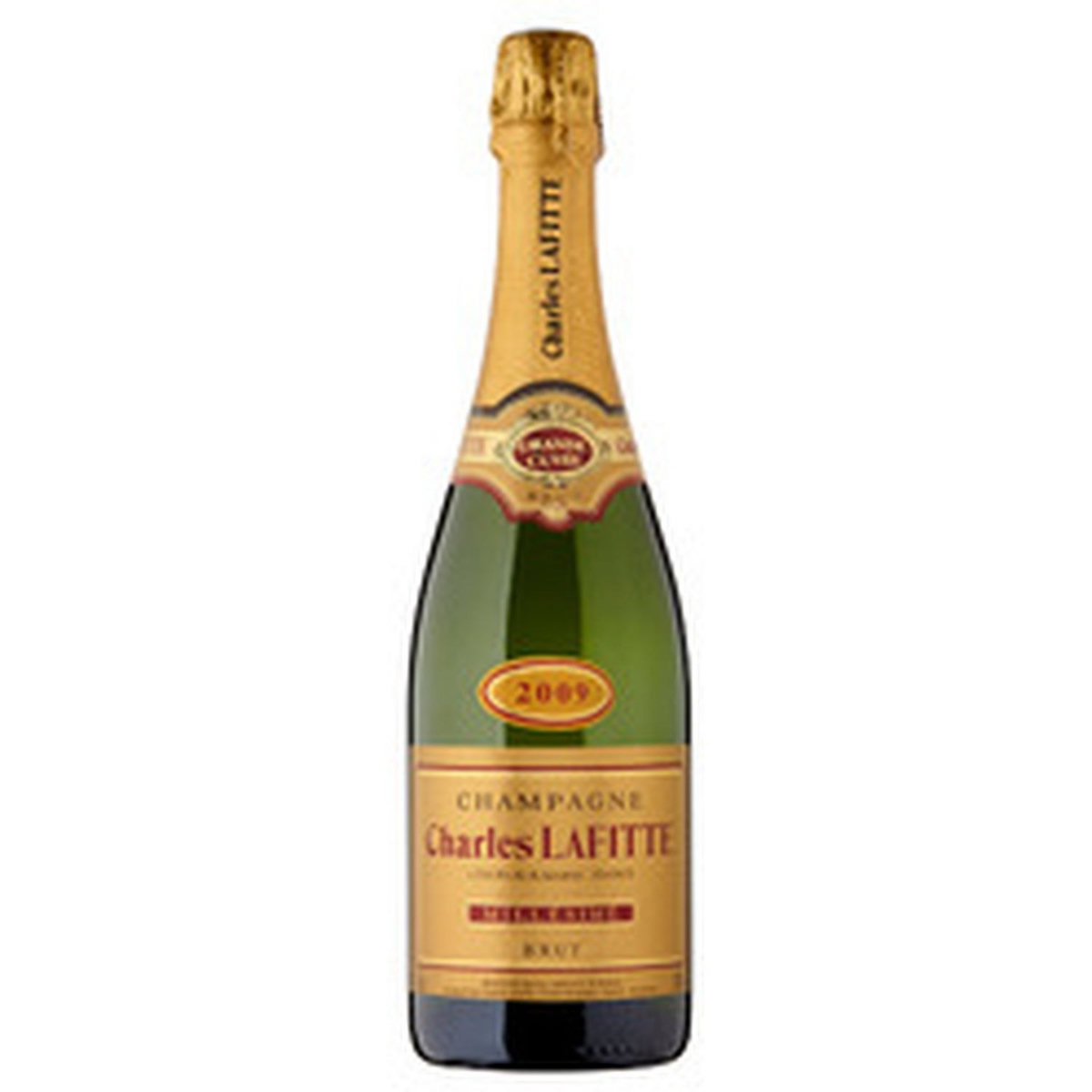 CHARLES LAFITTE AOP Champagne brut millésimé 2010 75cl pas cher - Auchan.fr