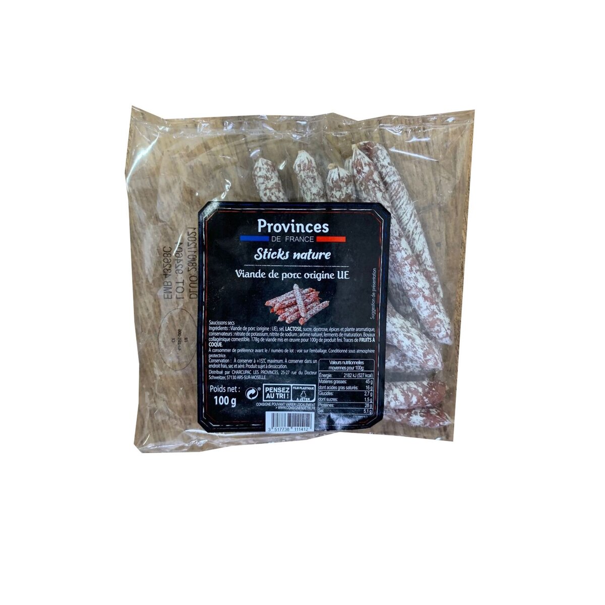 Mini saucisson nature 100g pas cher - Auchan.fr