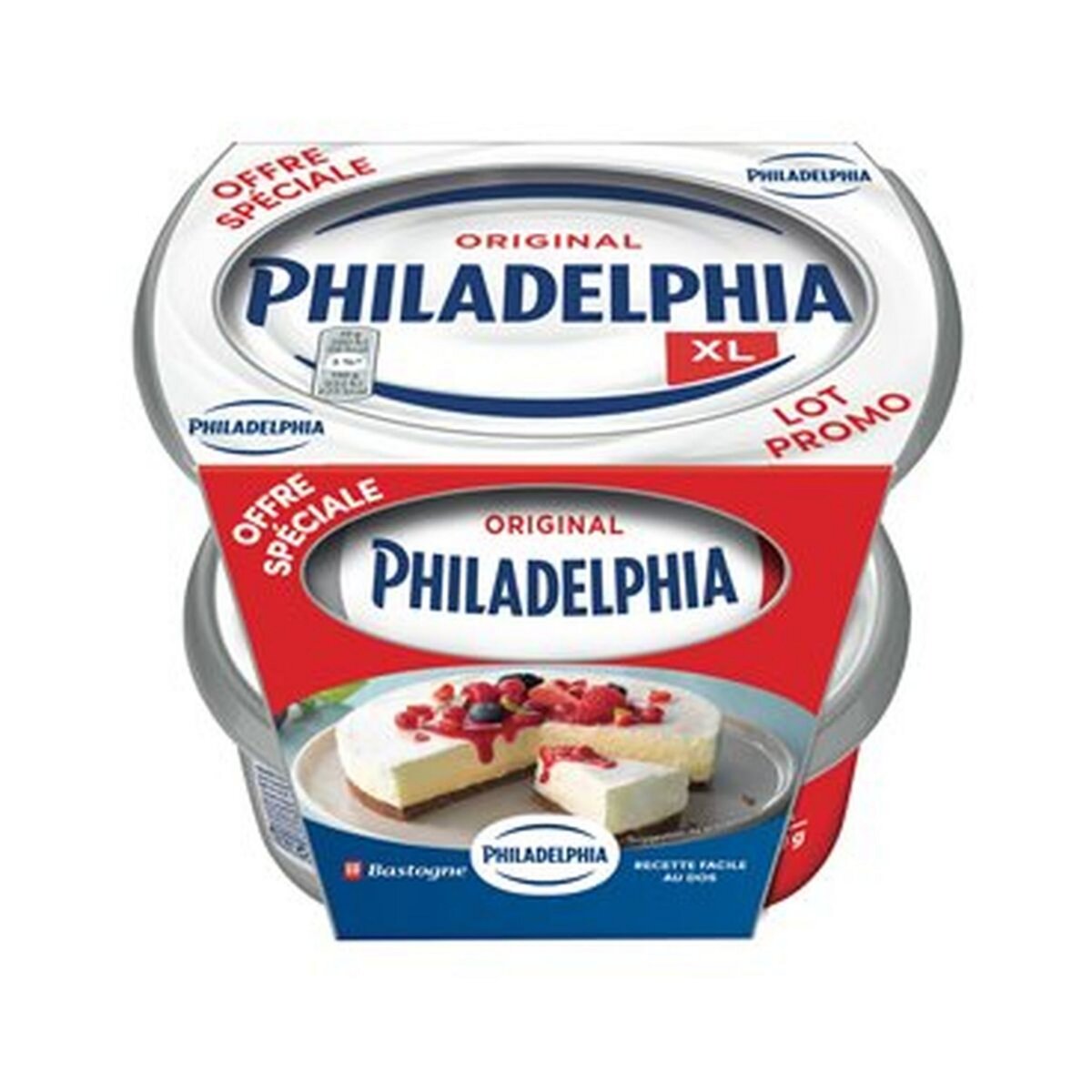 PHILADELPHIA Spécialité fromagère nature 2x300g pas cher - Auchan.fr