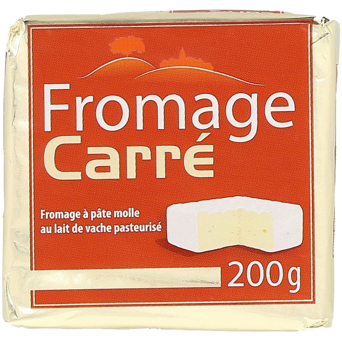 Fromage carré au lait de vache pasteurisé 200g pas cher - Auchan.fr