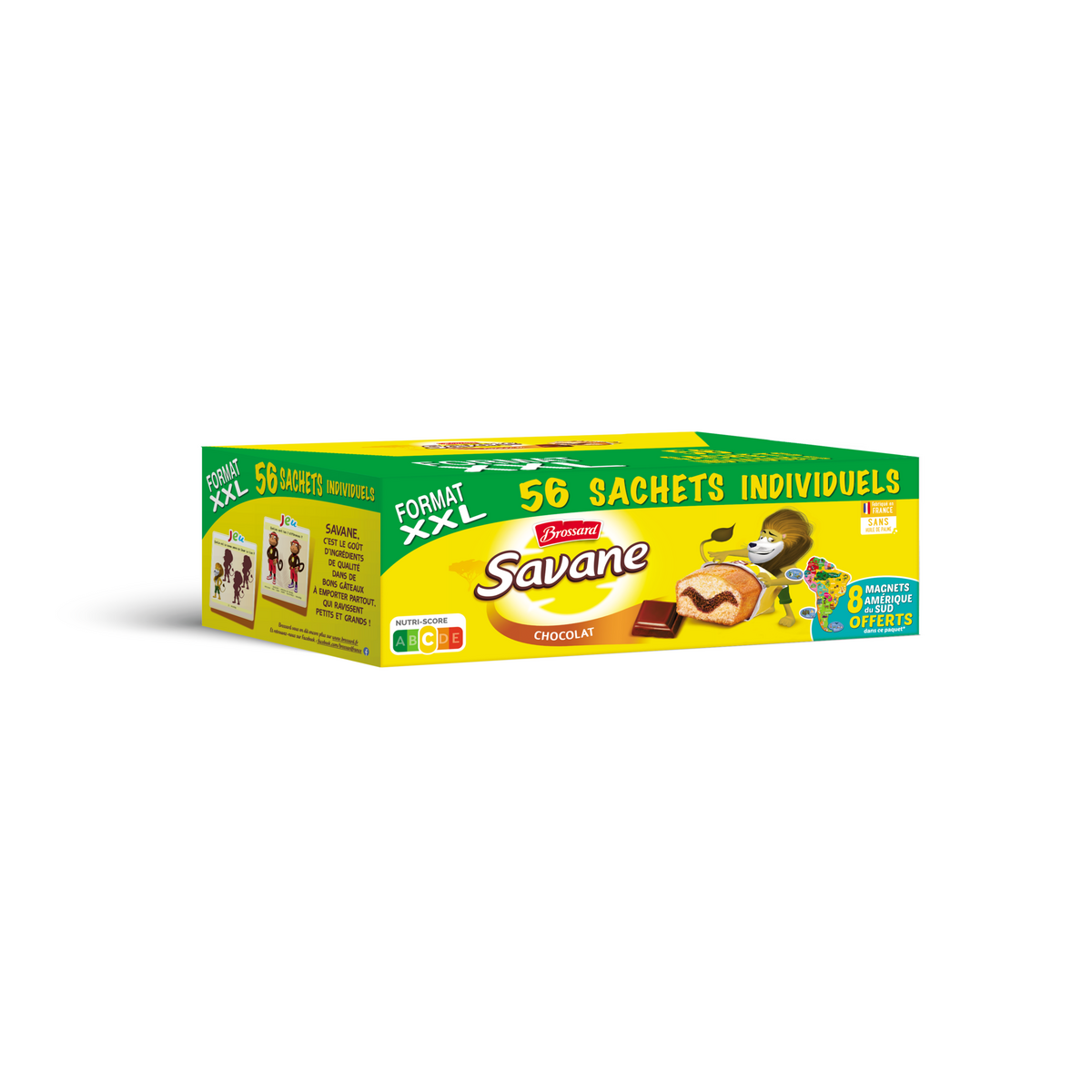 BROSSARD Savane gâteau marbré au chocolat sachets individuels 56 ...