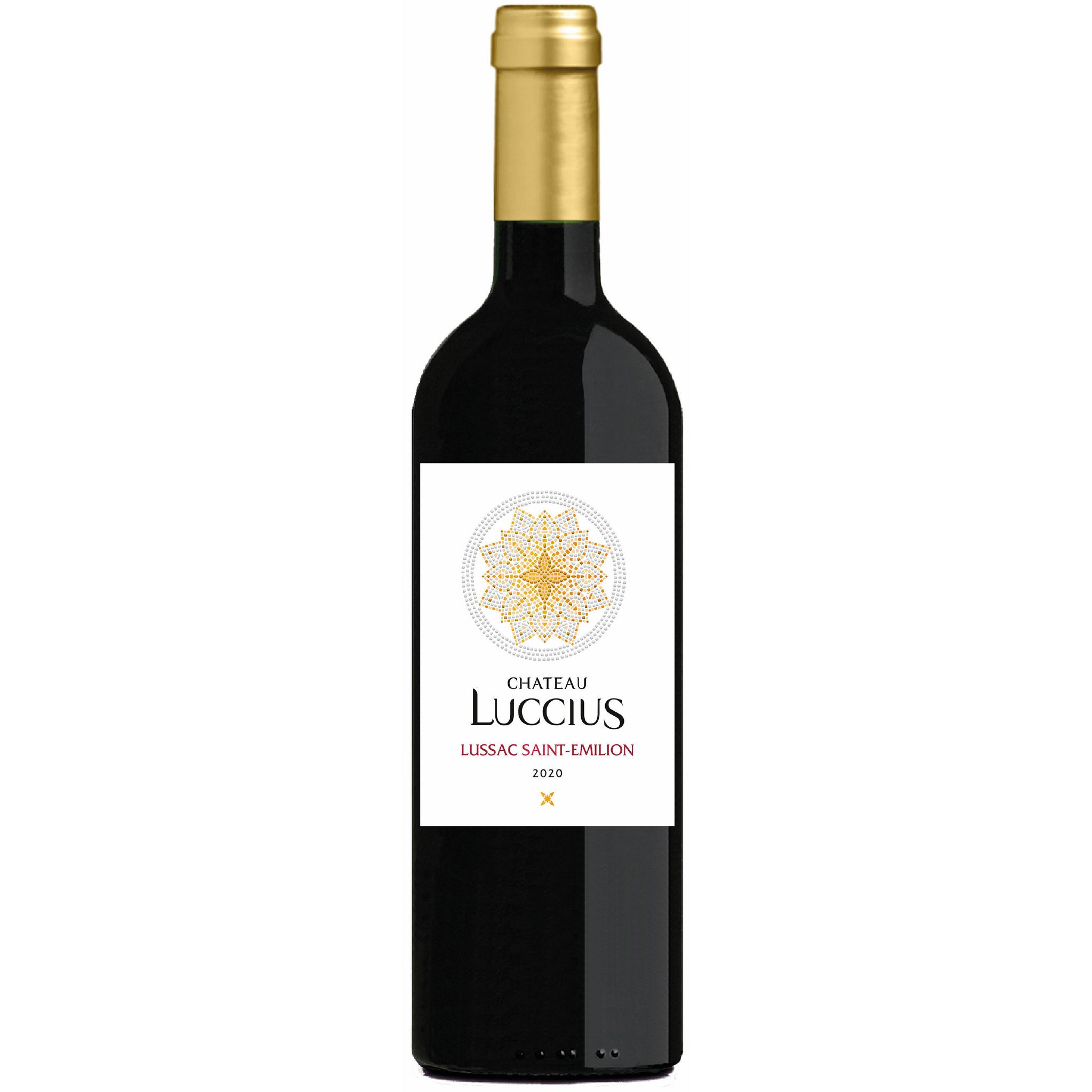 Vin rouge AOP Lussac Saint Émilion Château Luccius 75cl pas cher ...