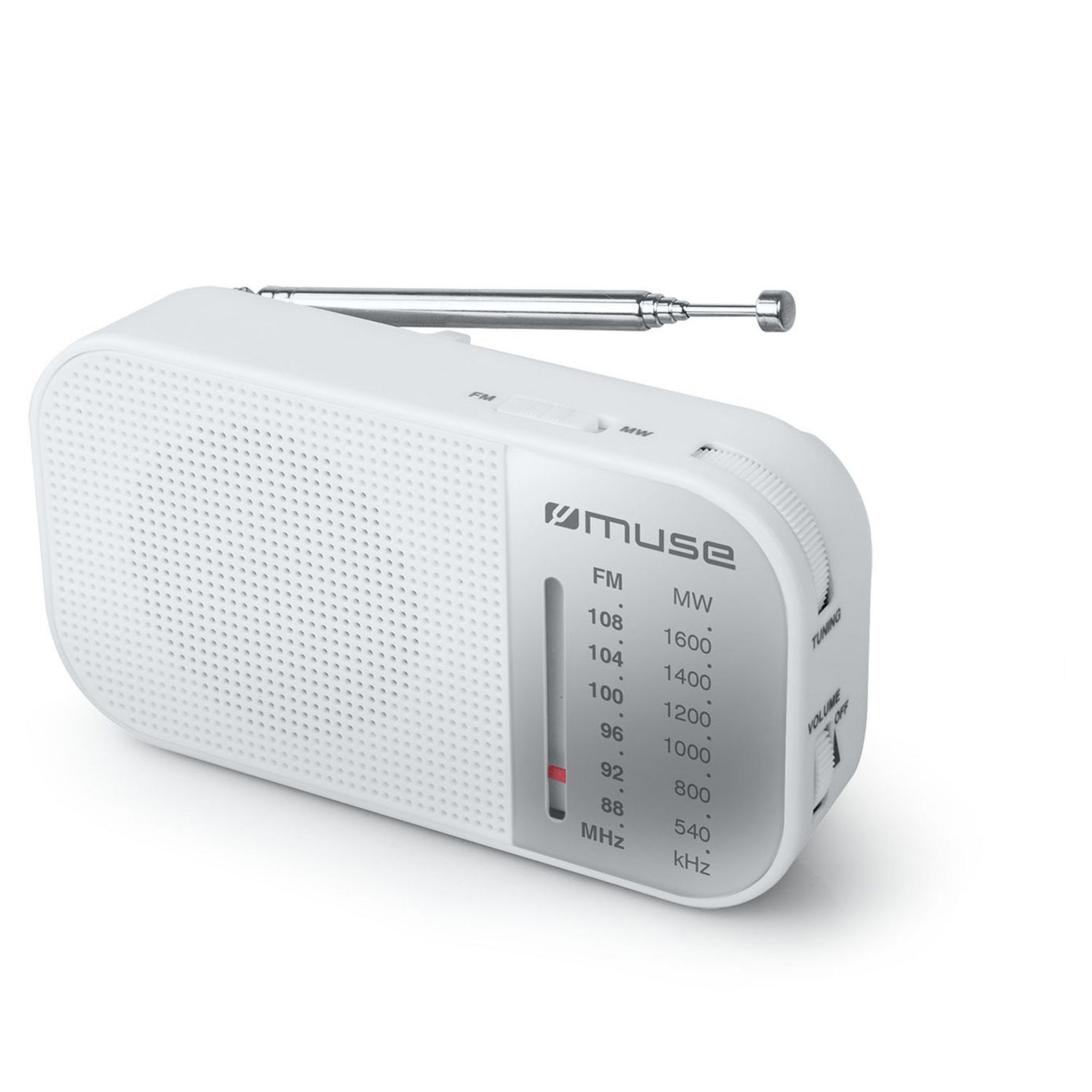 MUSE Radio M-025RW - Blanc pas cher - Auchan.fr