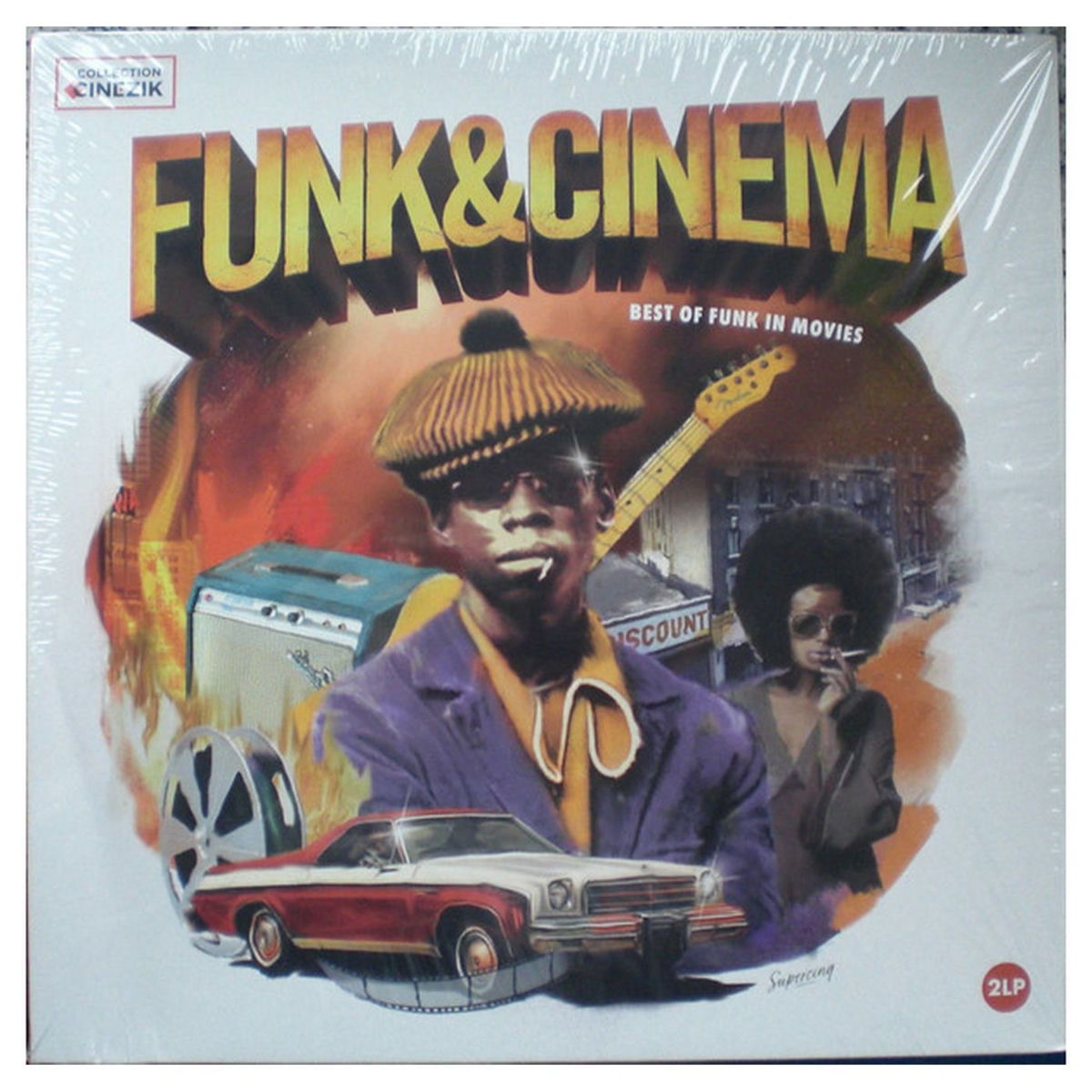 Funk & Cinema - Best of Funk in Movies VINYLE pas cher - Auchan.fr