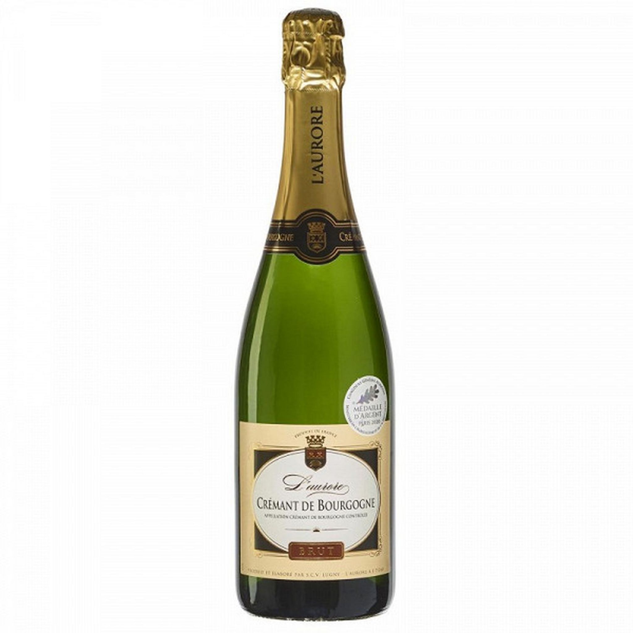 AOP Crément de bourgogne L'Aurore brut 75cl pas cher - Auchan.fr