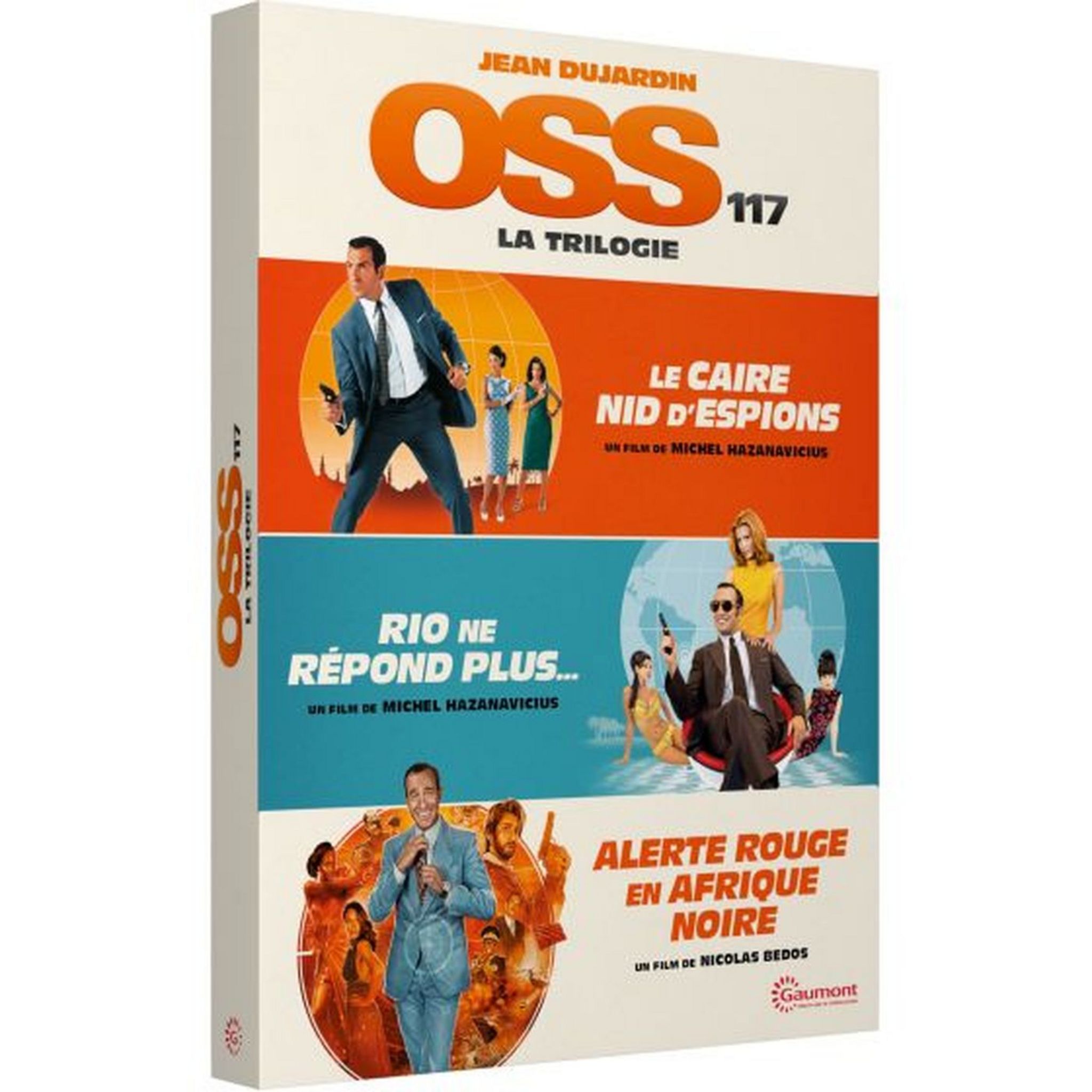 OSS 117 - La Trilogie DVD pas cher - Auchan.fr