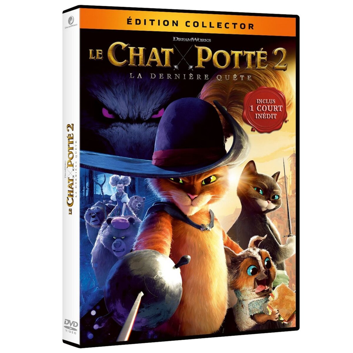 Le Chat Potté 2 - La Dernière Quête DVD pas cher - Auchan.fr