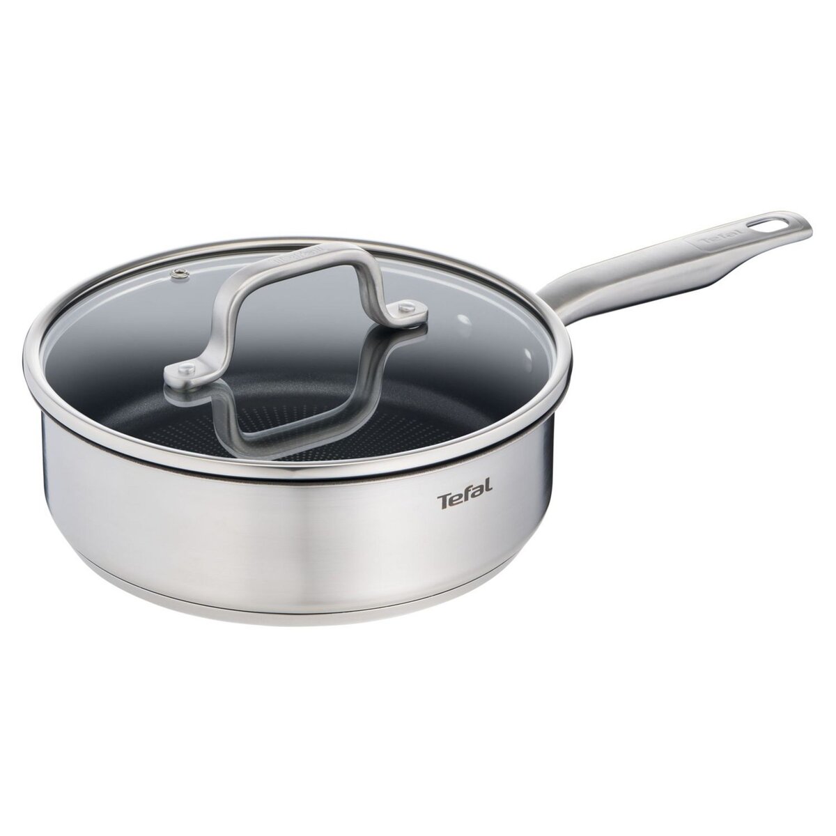 TEFAL Sauteuse 24cm en inox revêtu induction VIRTUOSO pas cher - Auchan.fr