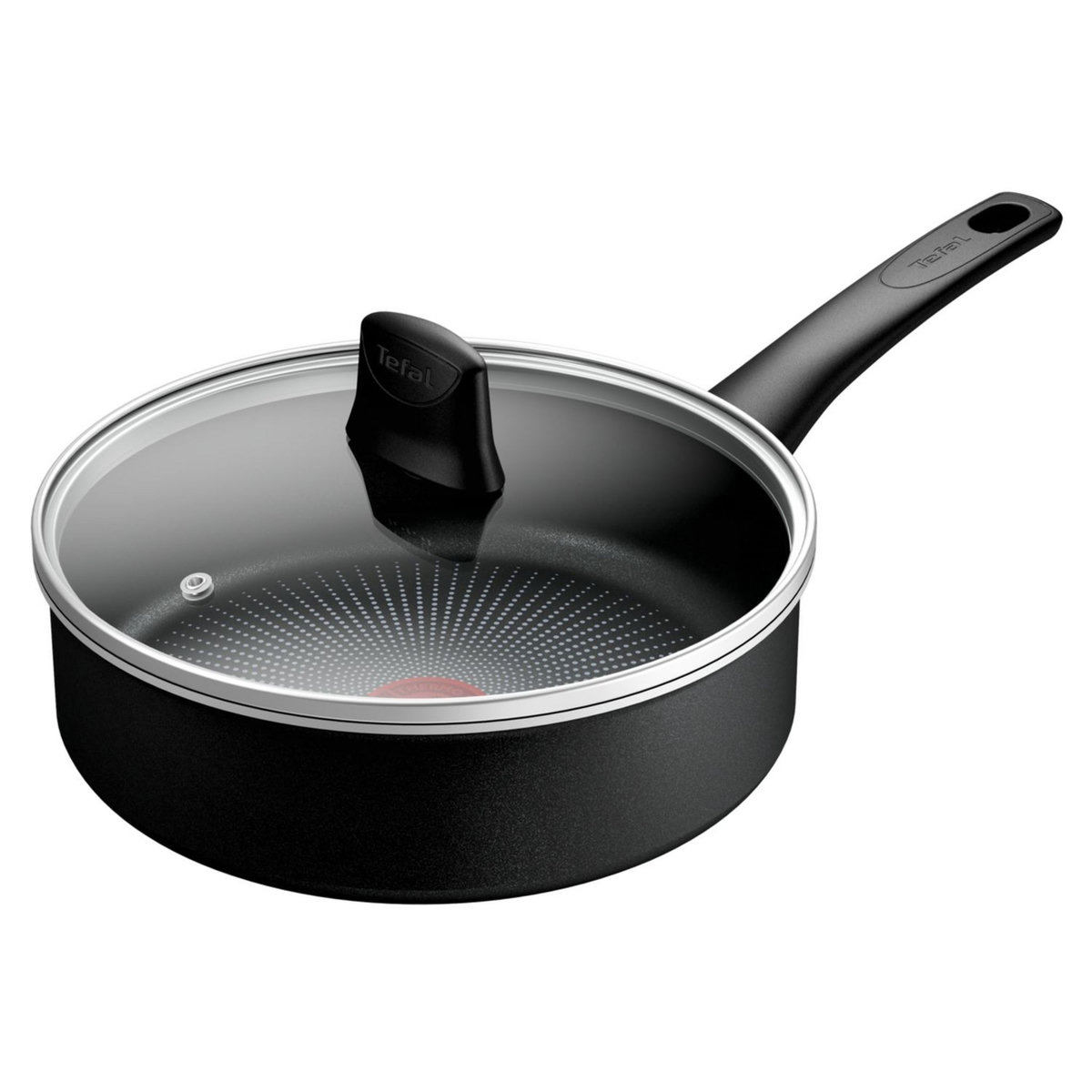 TEFAL Sauteuse 24 cm + couvercle TITANIUM FORCE pas cher - Auchan.fr