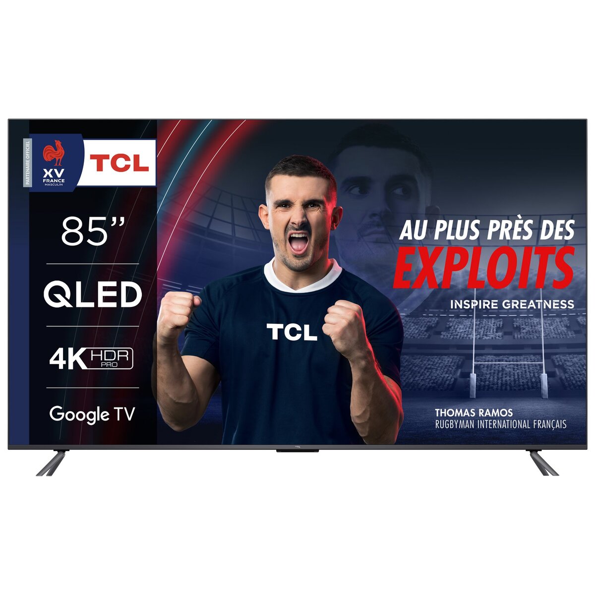 TCL 85C645 2023 TV QLED 4K Ultra HD 214 cm Smart TV pas cher - Auchan.fr