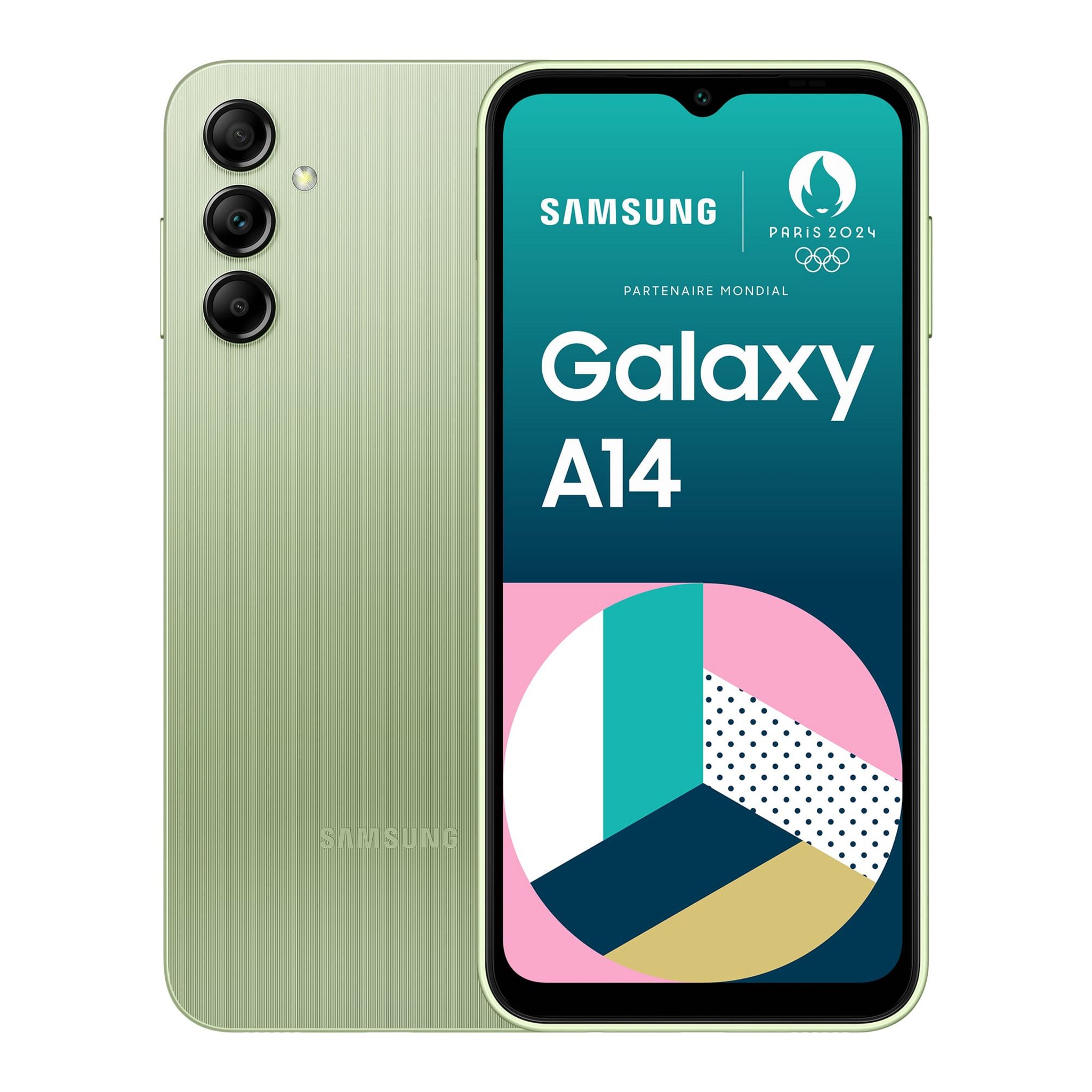 SAMSUNG Galaxy A14 4G 64Go - Lime pas cher - Auchan.fr