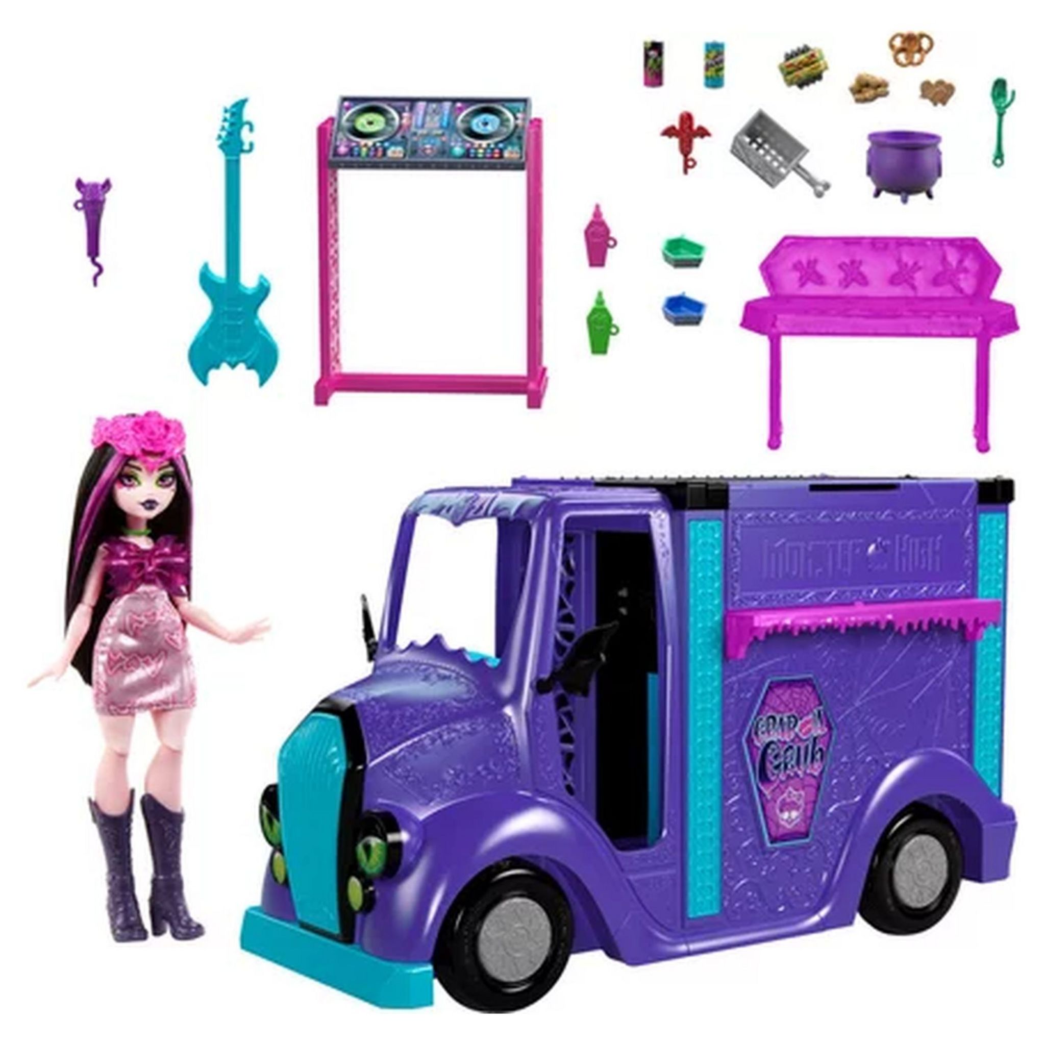 MATTEL Bus Touristique Monster High pas cher - Auchan.fr