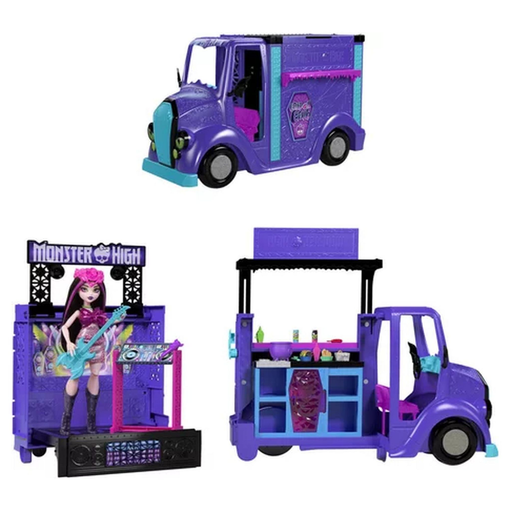 MATTEL Bus Touristique Monster High pas cher - Auchan.fr