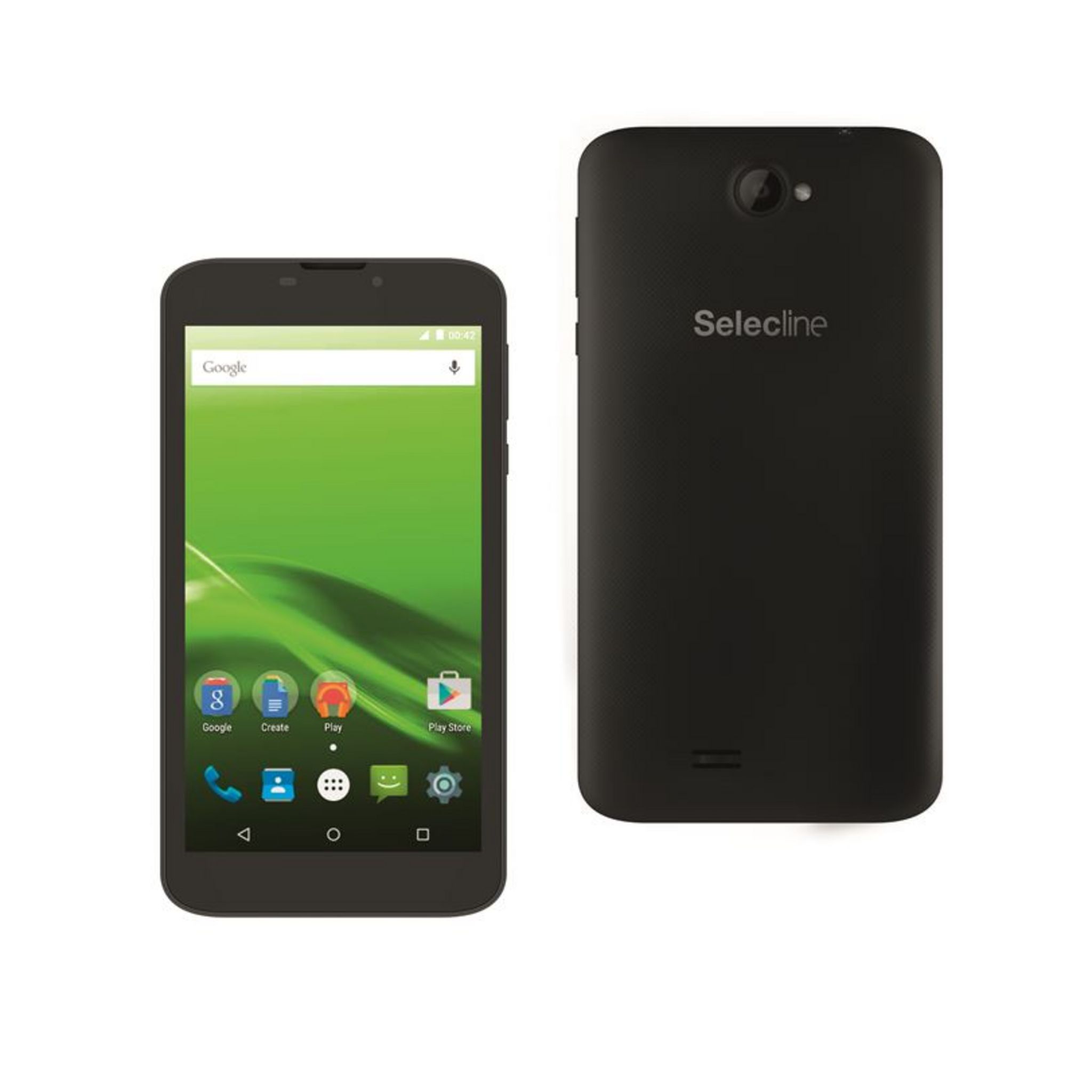 SELECLINE Smartphone - 8 Go - 6 pouces - Noir pas cher - Auchan.fr