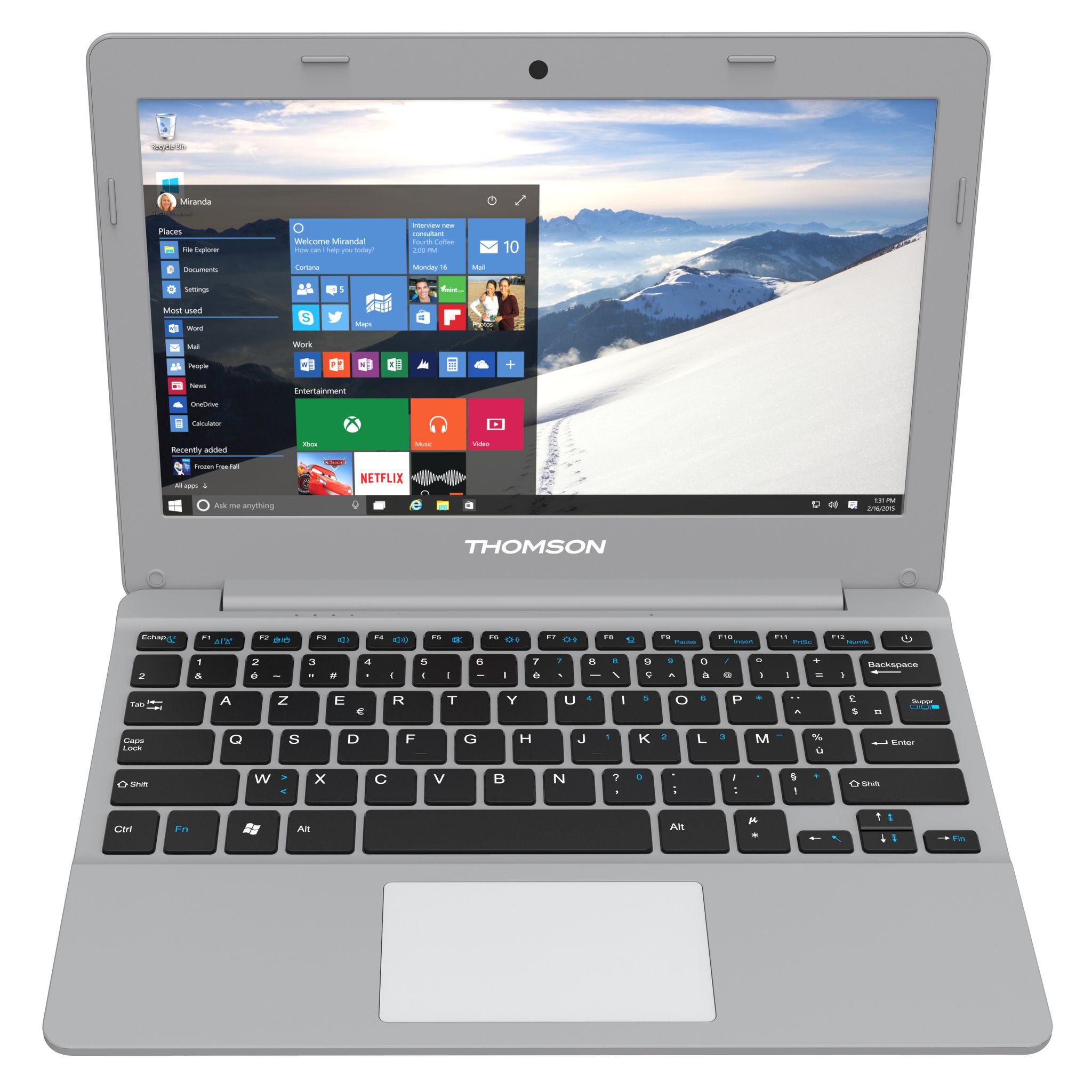 THOMSON Notebook THBK2-14.32CTWC - Blanc pas cher - Auchan.fr