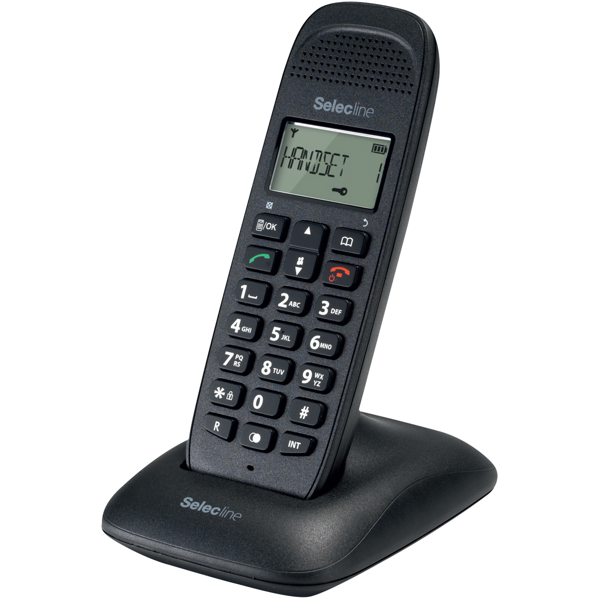 SELECLINE Telephone fixe - Noir pas cher - Auchan.fr