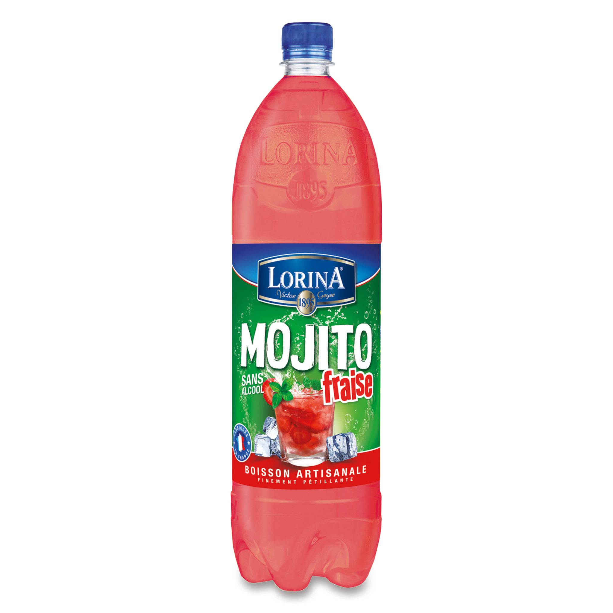 LORINA Lorina cocktail sans alcool mojito fraise 1,5l pas cher - Auchan.fr