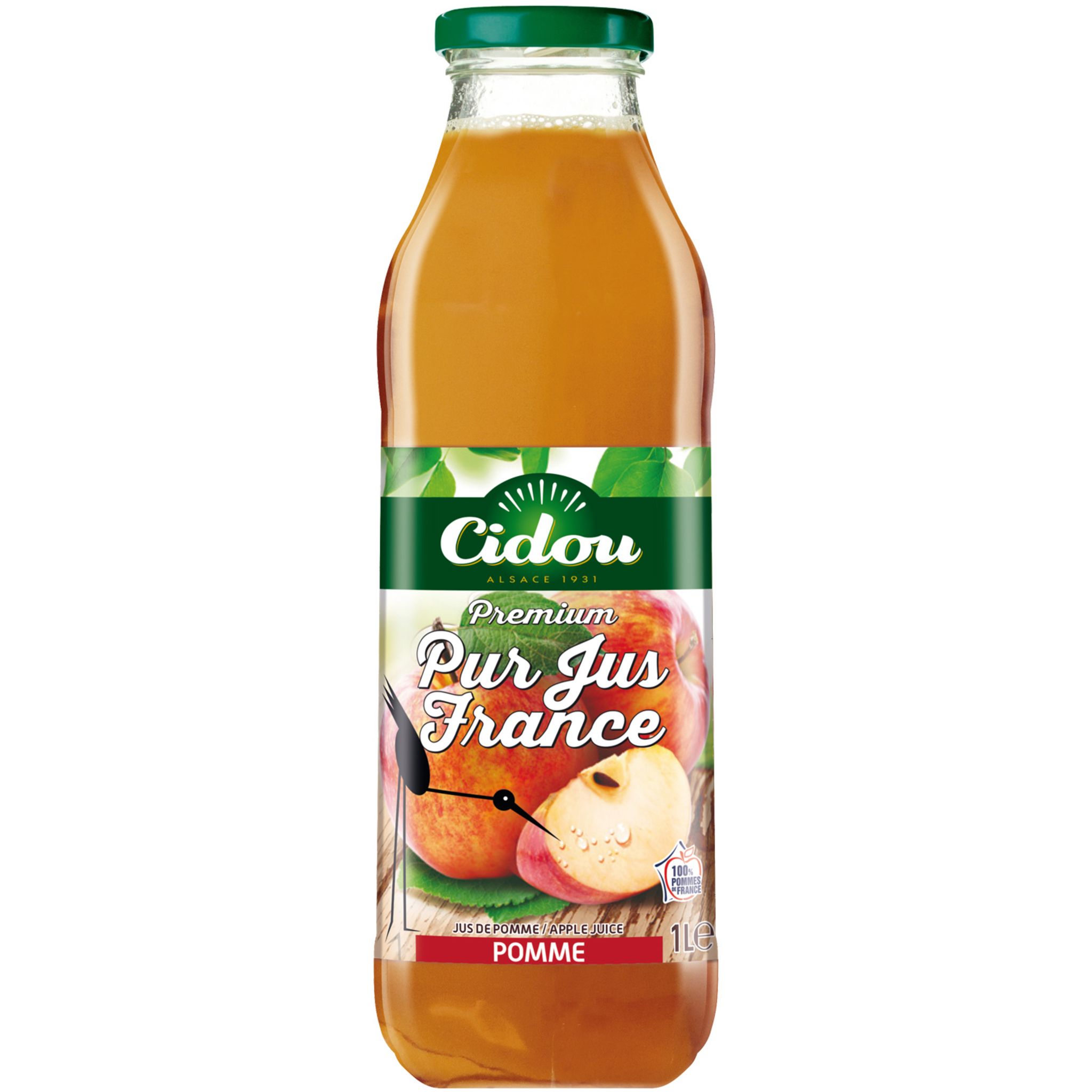 CIDOU Cidou pur jus de pomme 1l pas cher - Auchan.fr