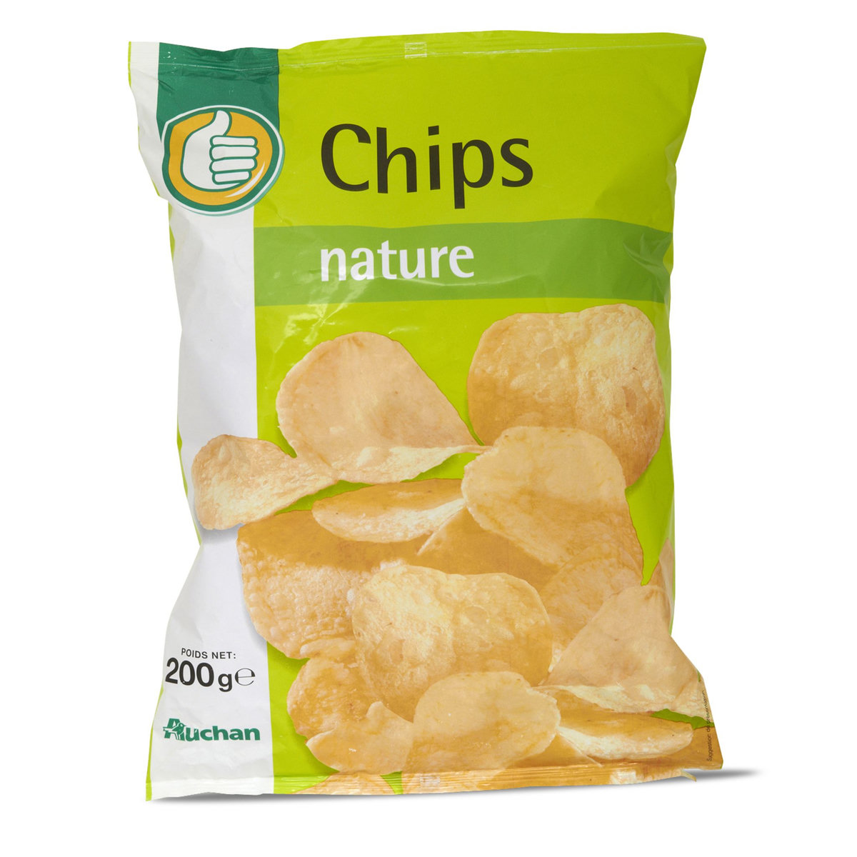 POUCE Pouce chips nature 200g pas cher - Auchan.fr