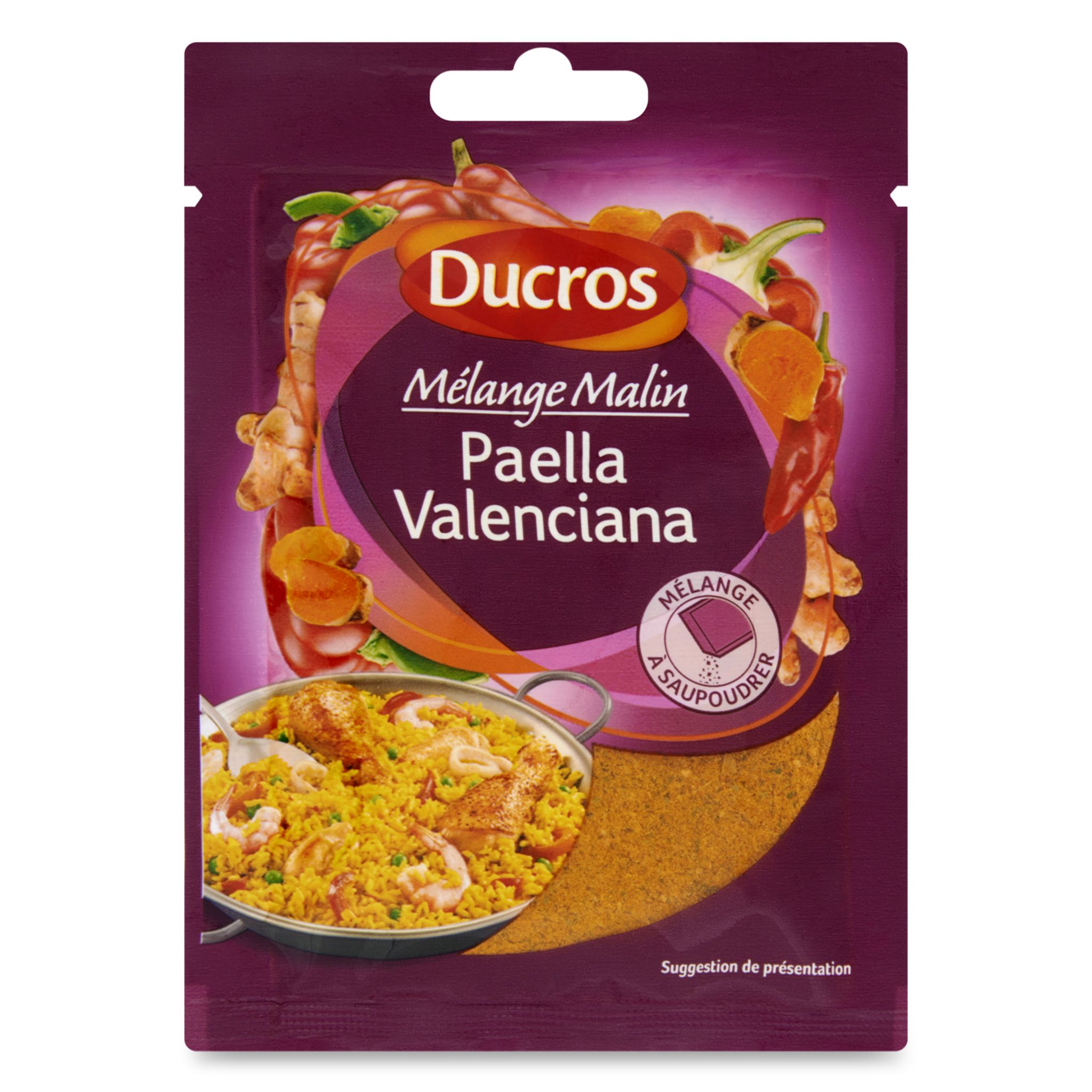 DUCROS Mélange d'épices pour paëlla Valenciana 20g pas cher - Auchan.fr
