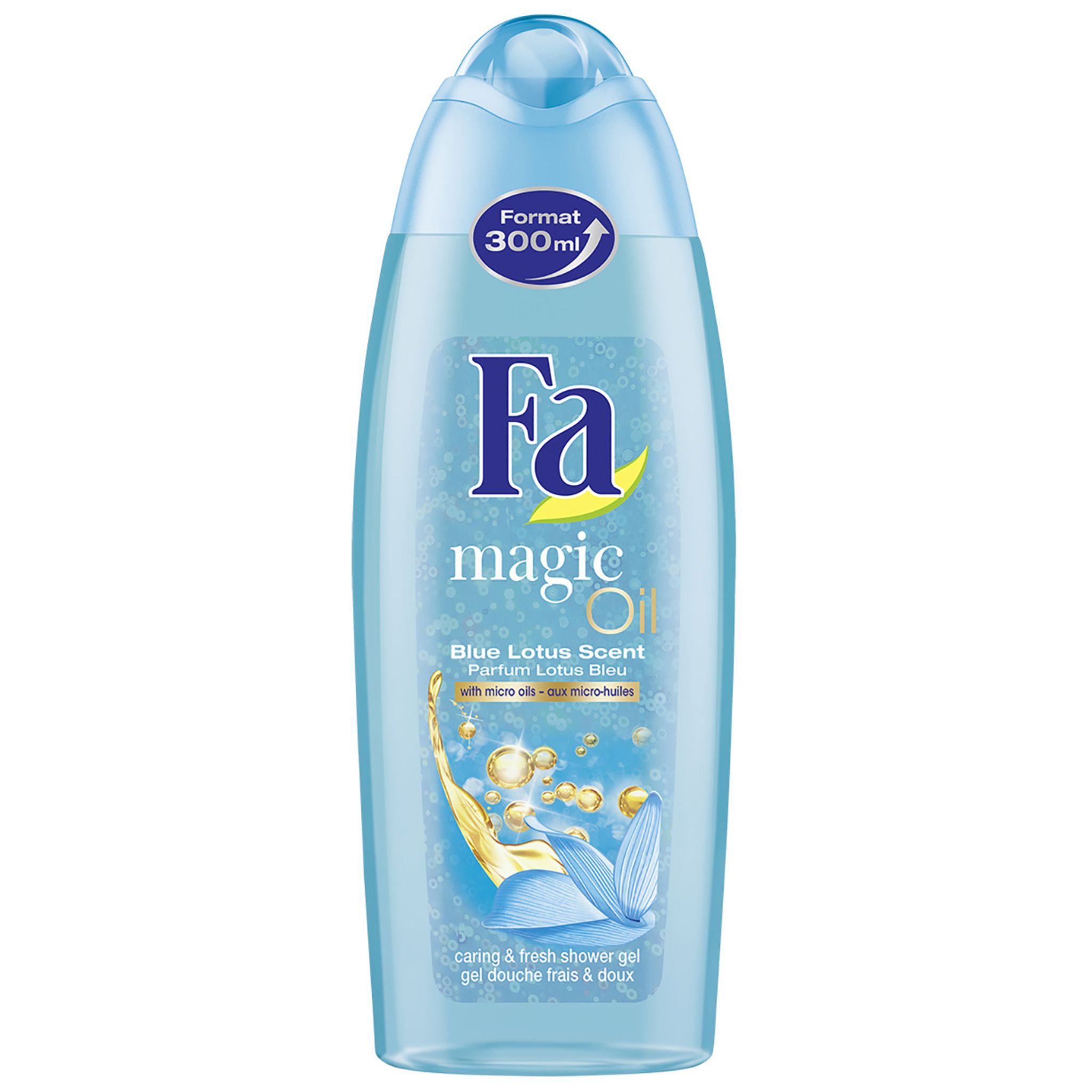 FA Fa douche magic oil fleur de lotus bleu 300ml pas cher - Auchan.fr