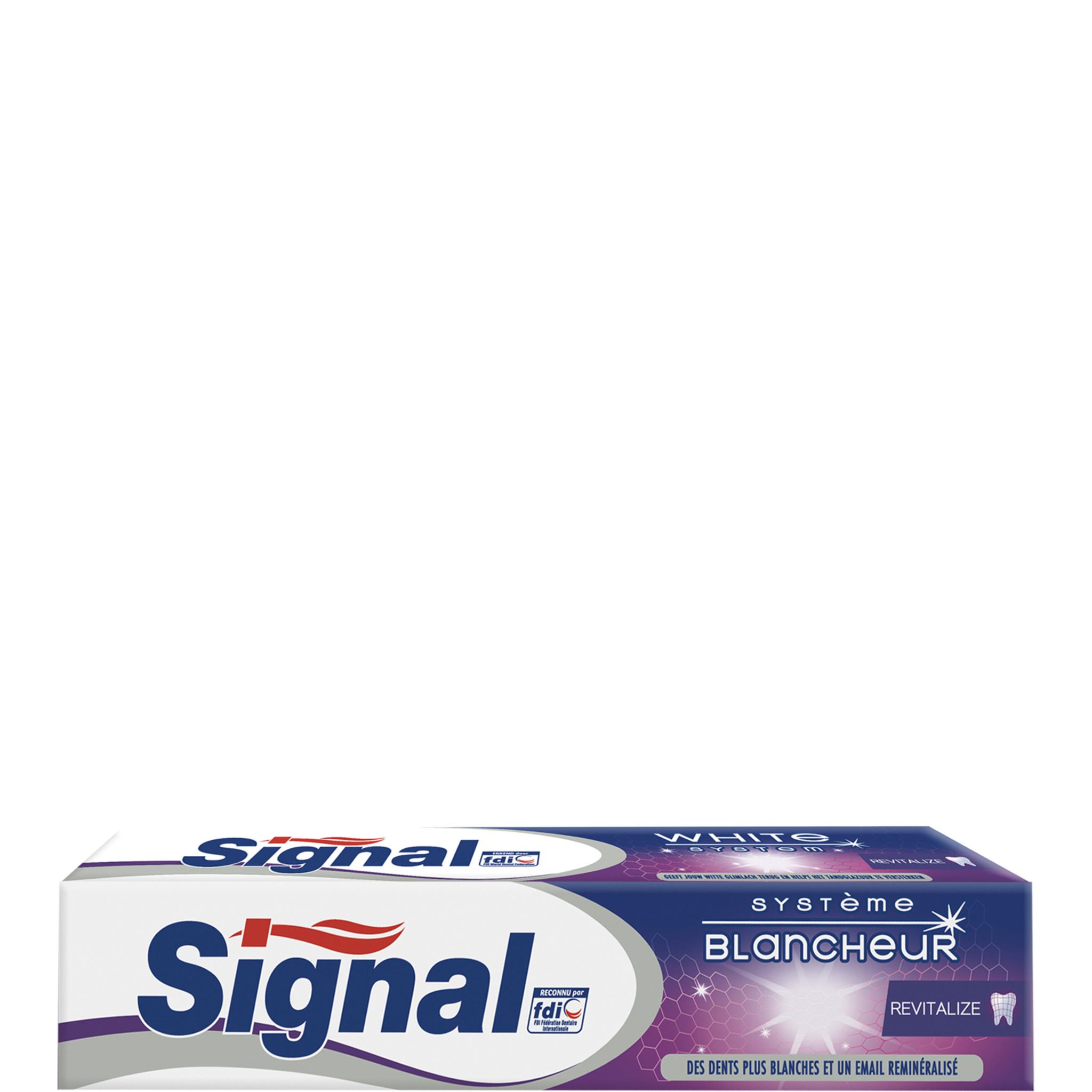 SIGNAL Signal dentifrice système blancheur revitalise 75ml pas cher ...
