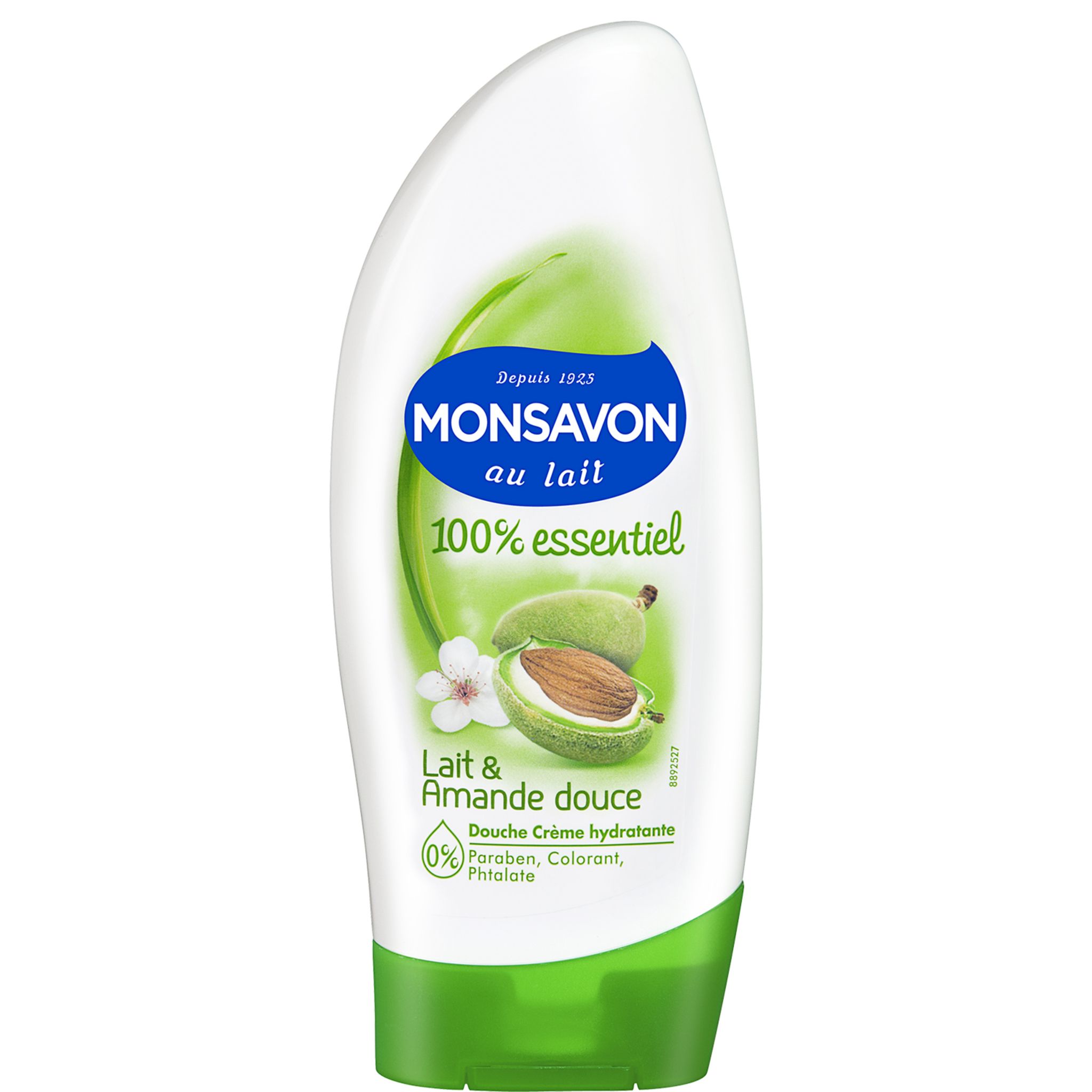 MONSAVON Monsavon douche 100% essentiel lait et amande douce 250ml pas ...
