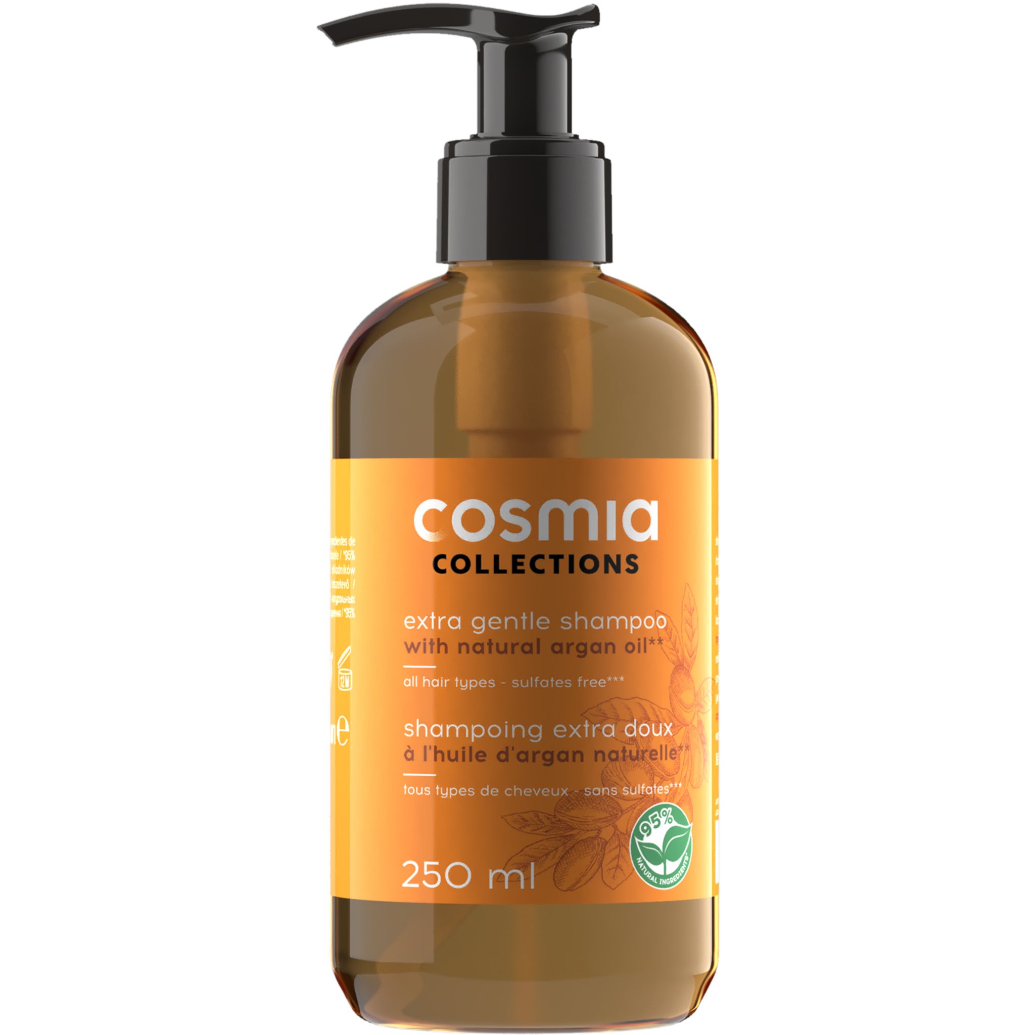 COSMIA BY AUCHAN Cosmia shampoing doux argan tous cheveux 250ml pas ...