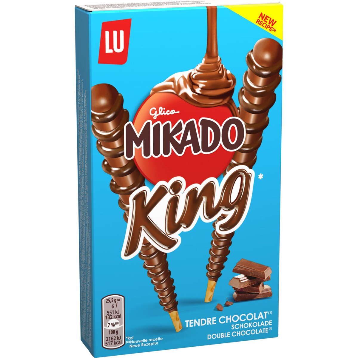 MIKADO Mikado king tendre chocolat 51g pas cher - Auchan.fr