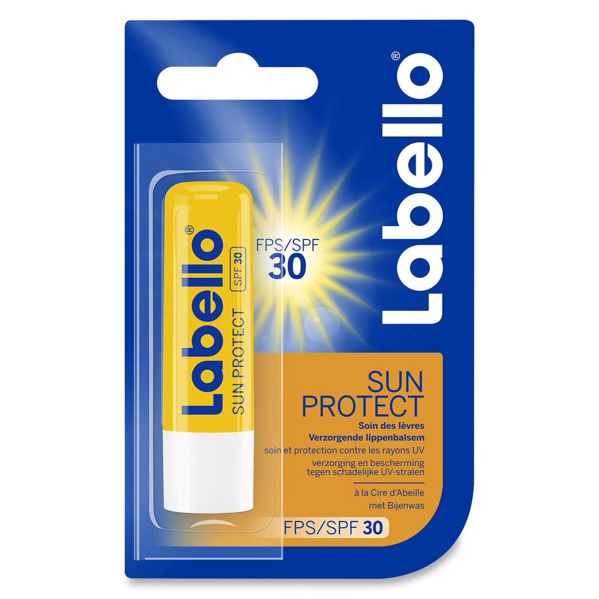 LABELLO Sun Protect stick lèvres solaire SPF30 1 stick pas cher - Auchan.fr
