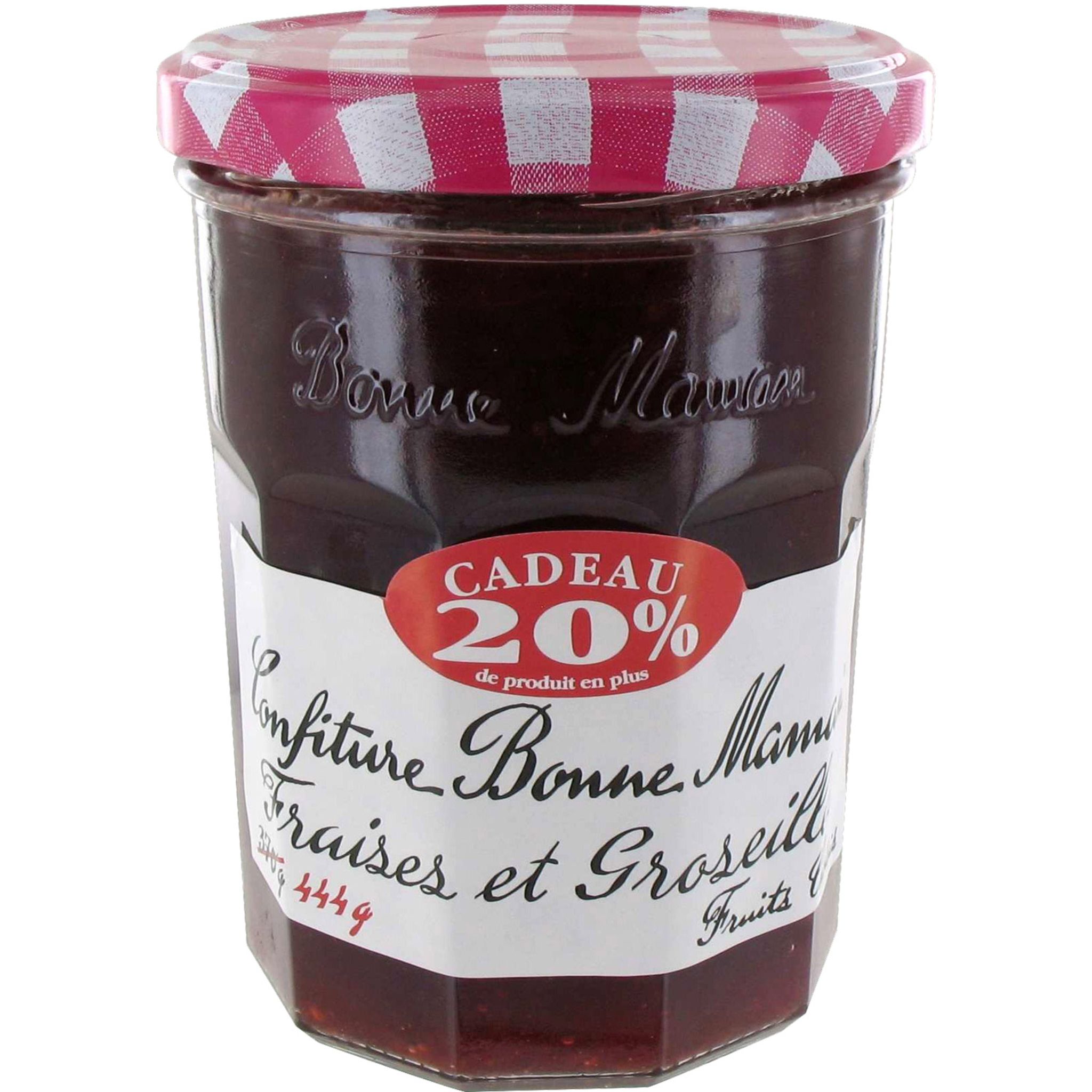 BONNE MAMAN Bonne Maman confiture fraise groseille 370g +20% gt pas ...