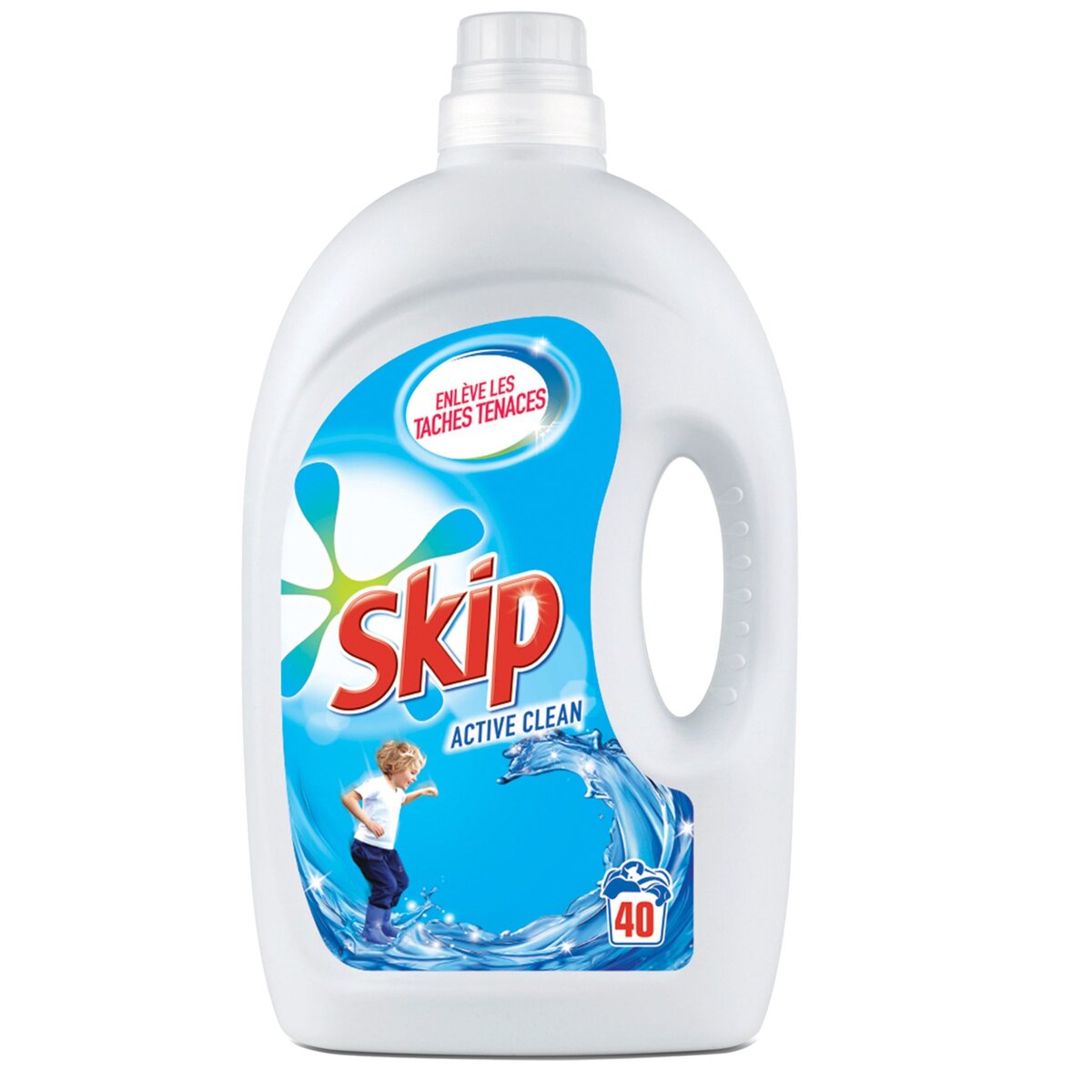 SKIP Skip lessive liquide active clean 3l 40 lavages pas cher - Auchan.fr