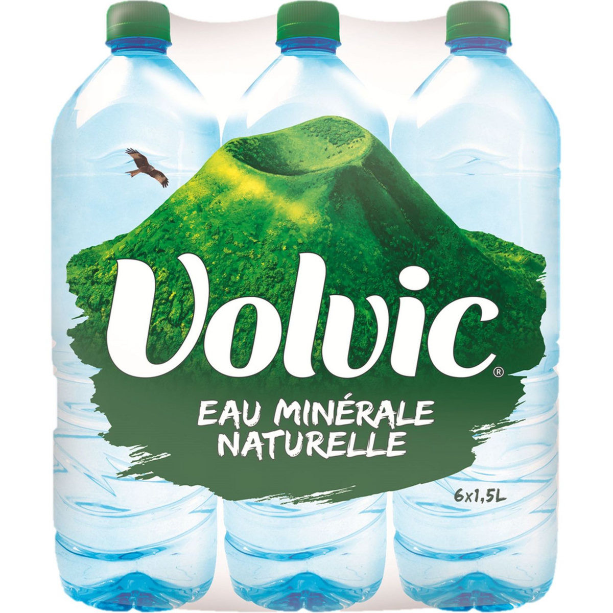 VOLVIC Volvic eau minérale plate 6x1,5l pas cher - Auchan.fr